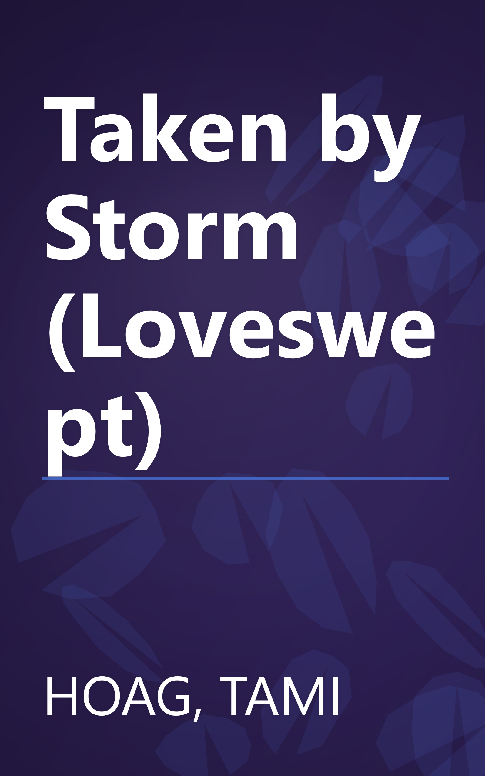 Taken by Storm (Loveswept) book cover