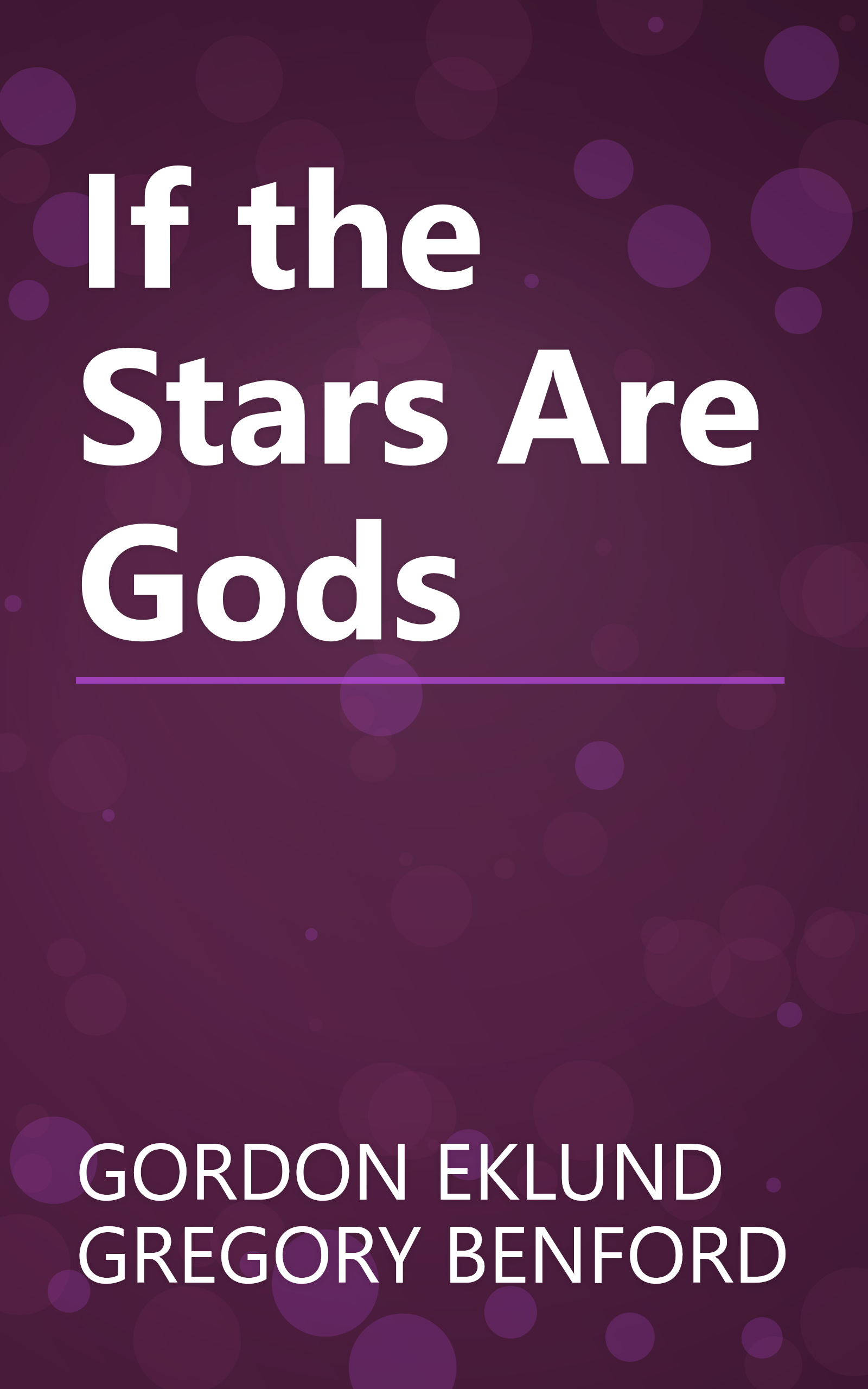 If the Stars Are Gods book cover
