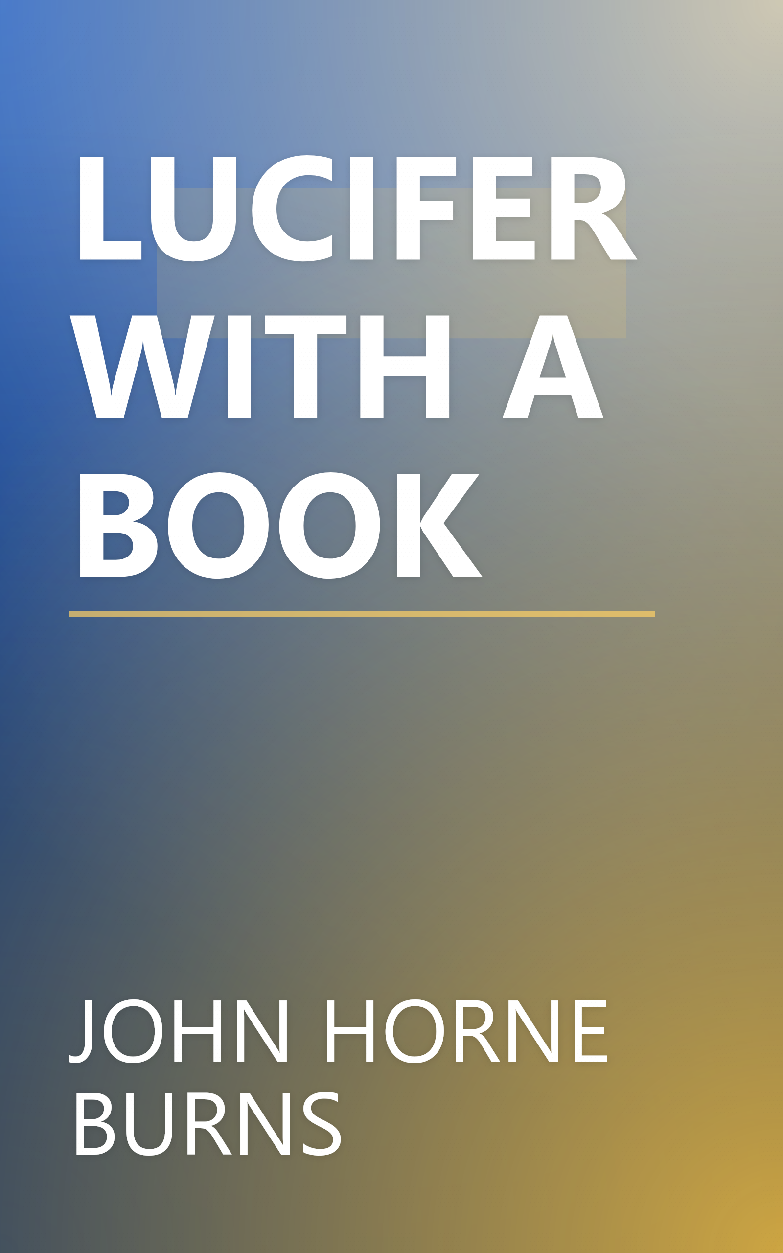 LUCIFER WITH A BOOK book cover