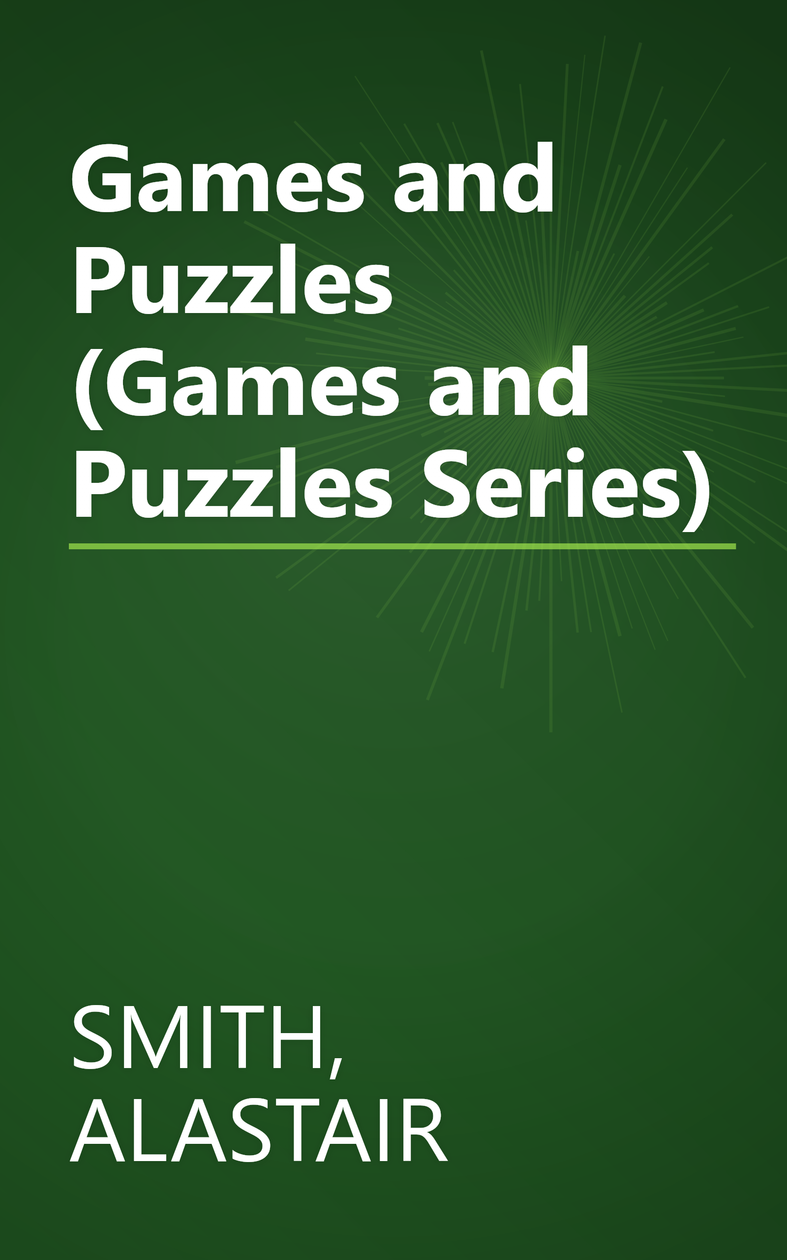 Games and Puzzles (Games and Puzzles Series) book cover
