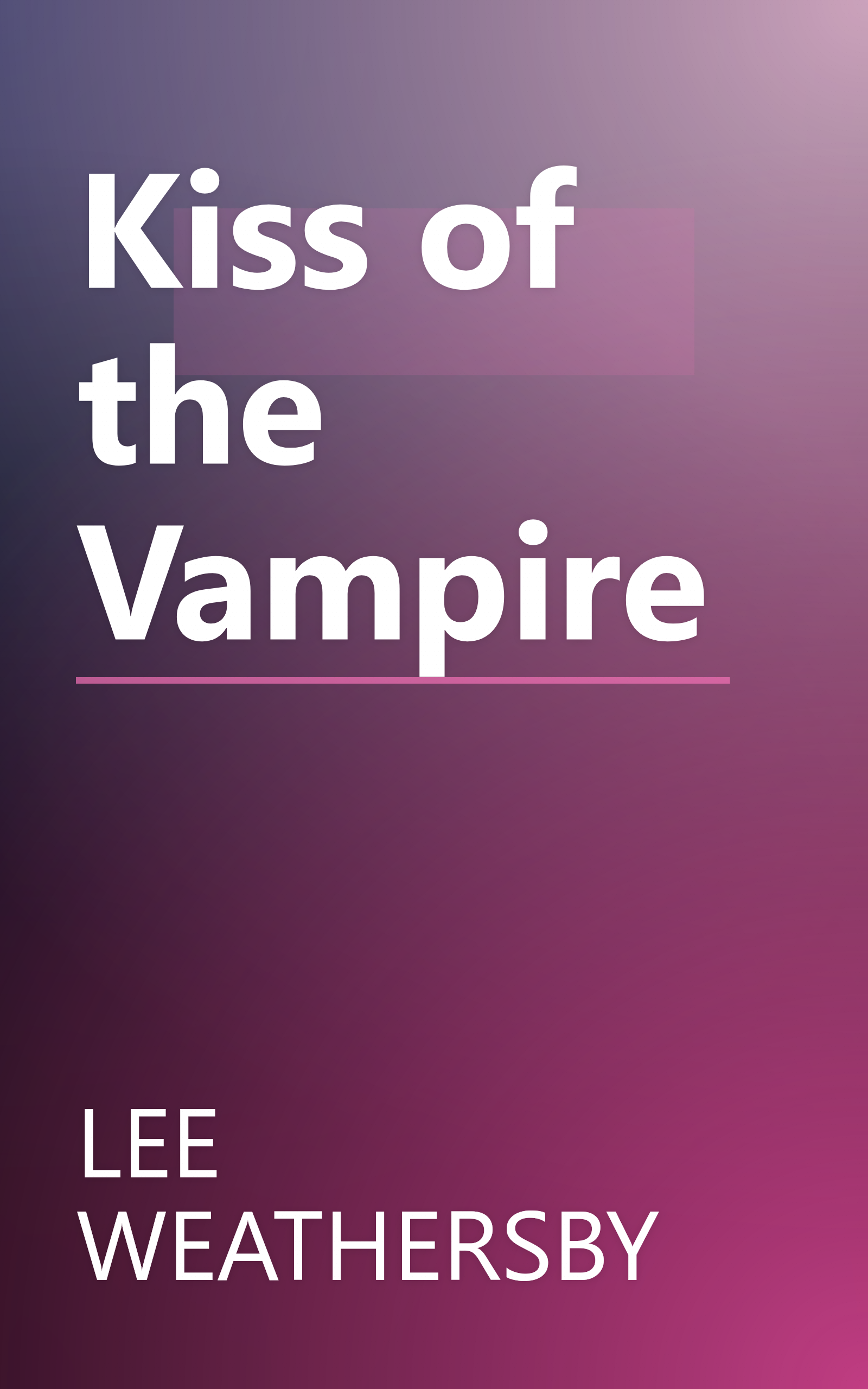Kiss of the Vampire book cover
