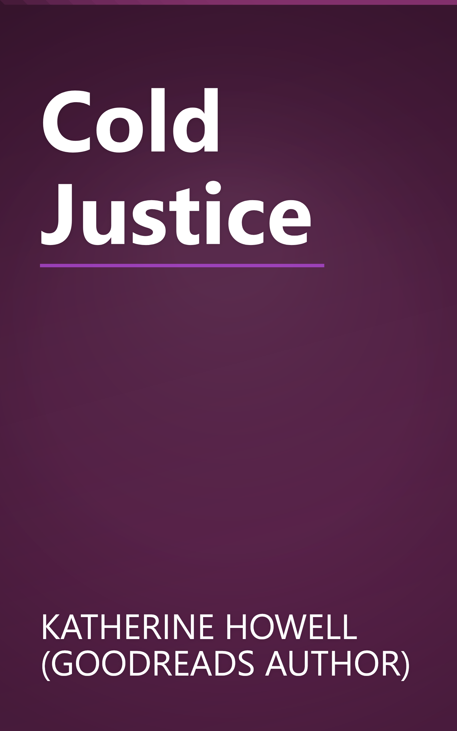 Cold Justice book cover