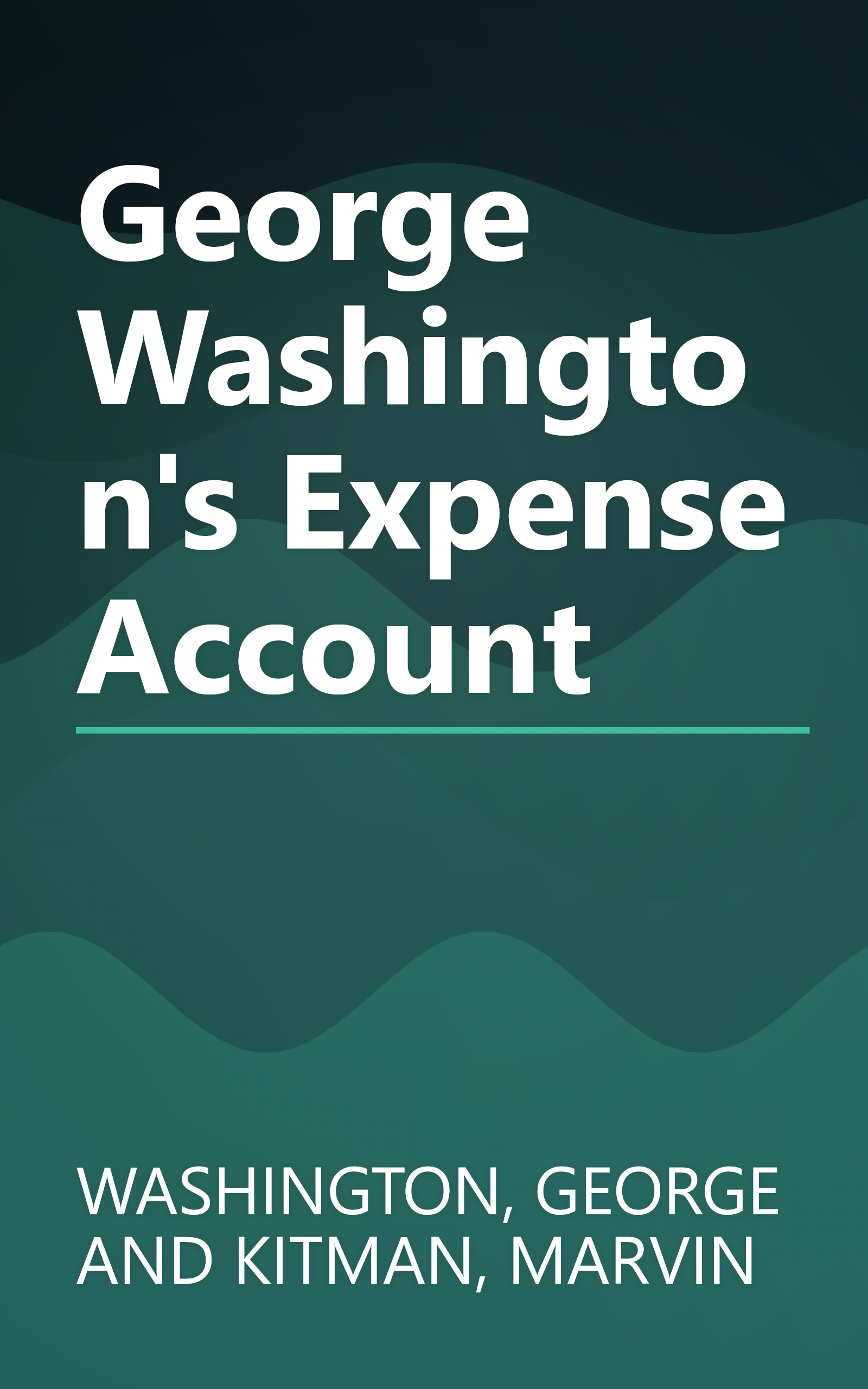 George Washington's Expense Account book cover