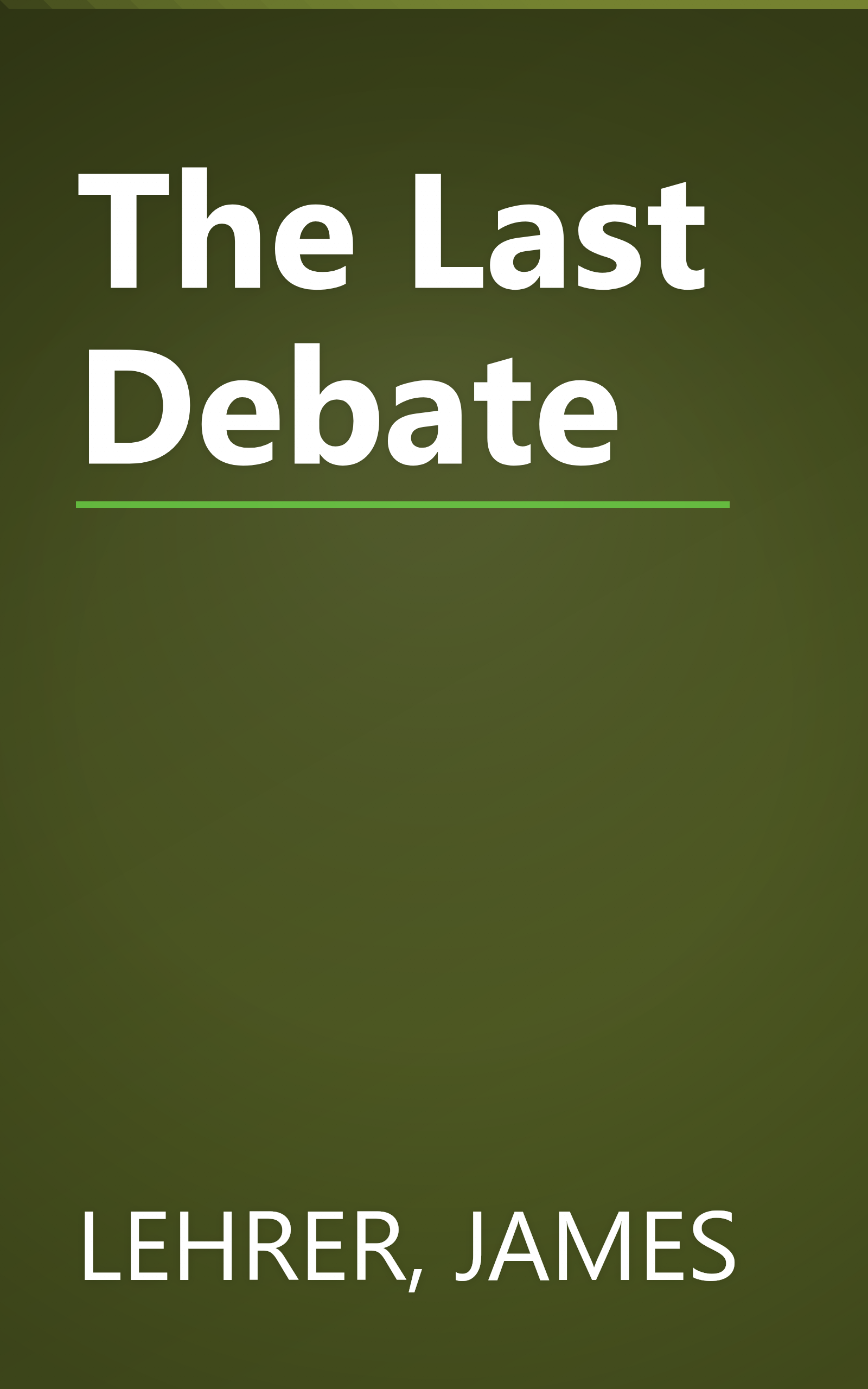 The Last Debate book cover