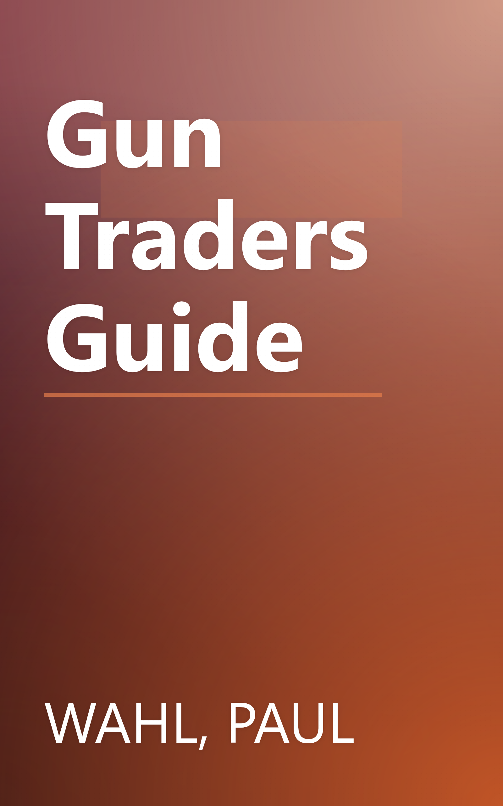 Gun Traders Guide book cover