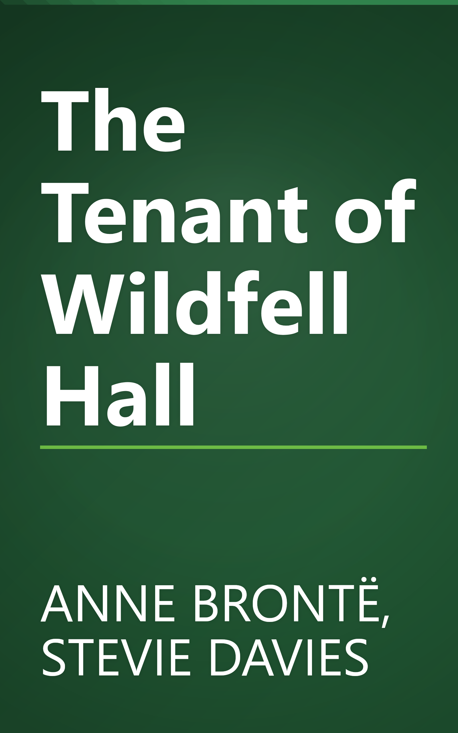 The Tenant of Wildfell Hall book cover