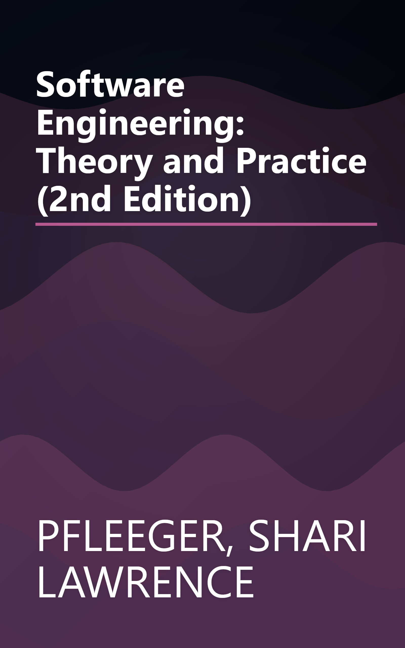 Software Engineering: Theory and Practice (2nd Edition) book cover
