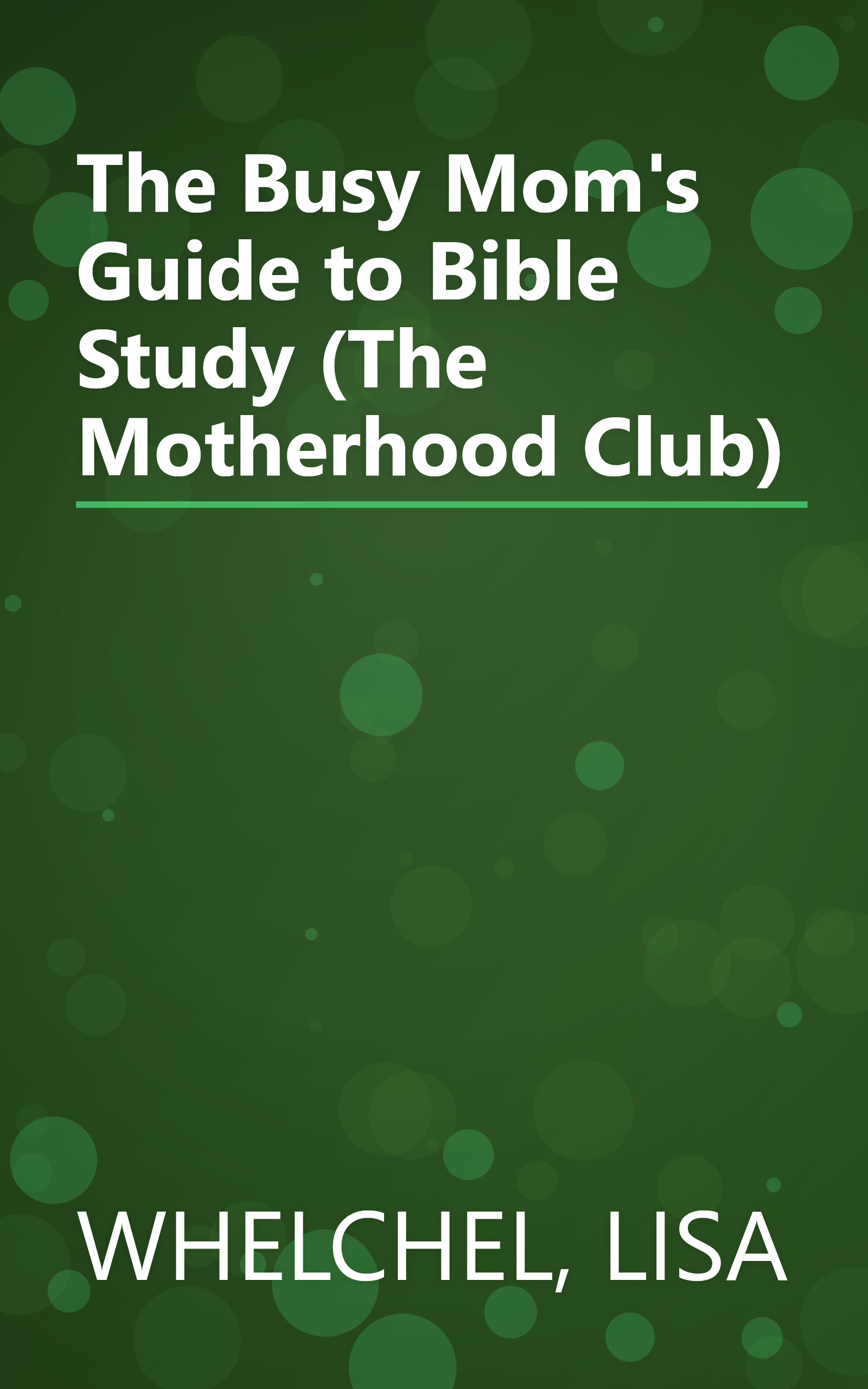 The Busy Mom's Guide to Bible Study (The Motherhood Club) book cover
