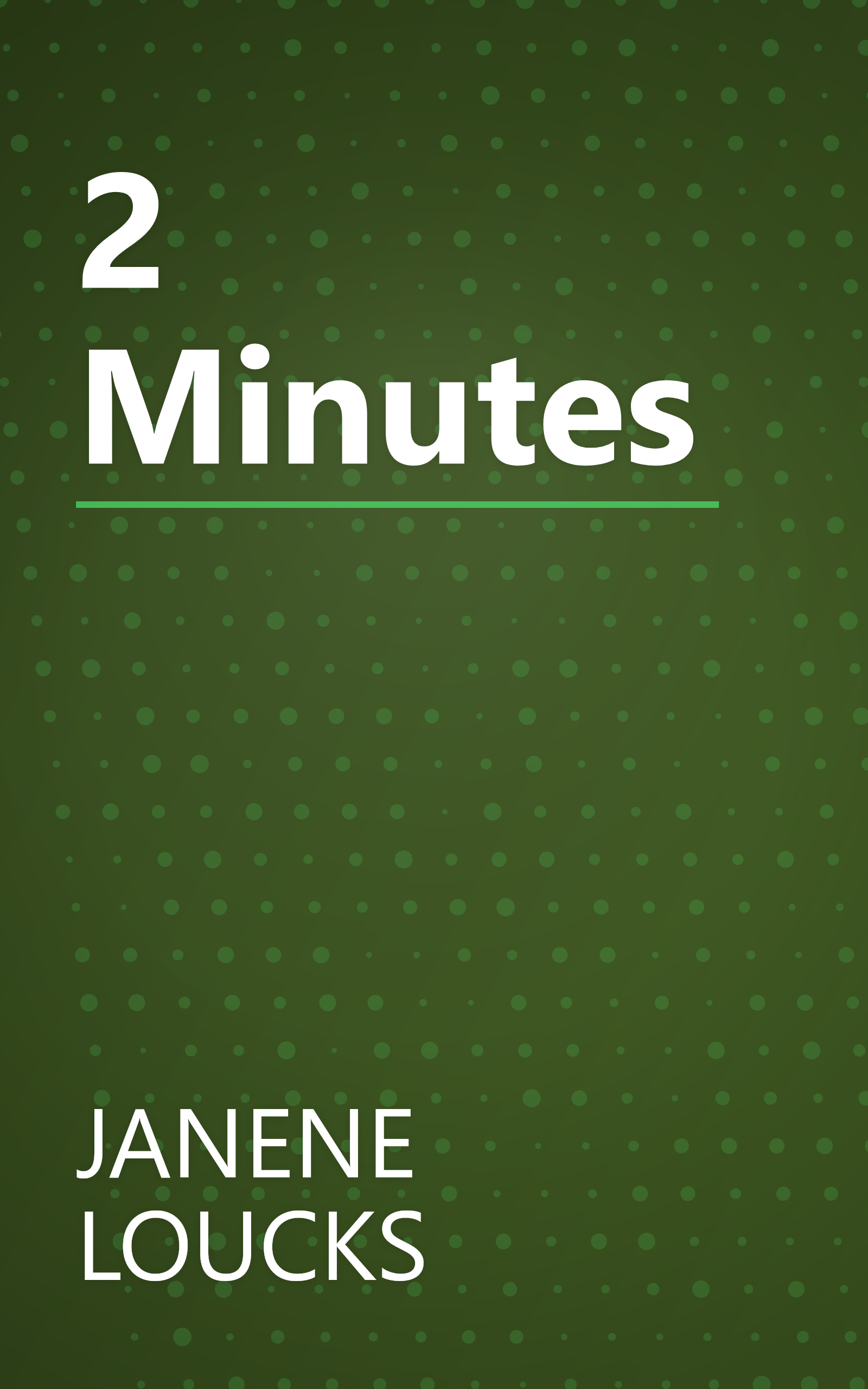 2 Minutes book cover