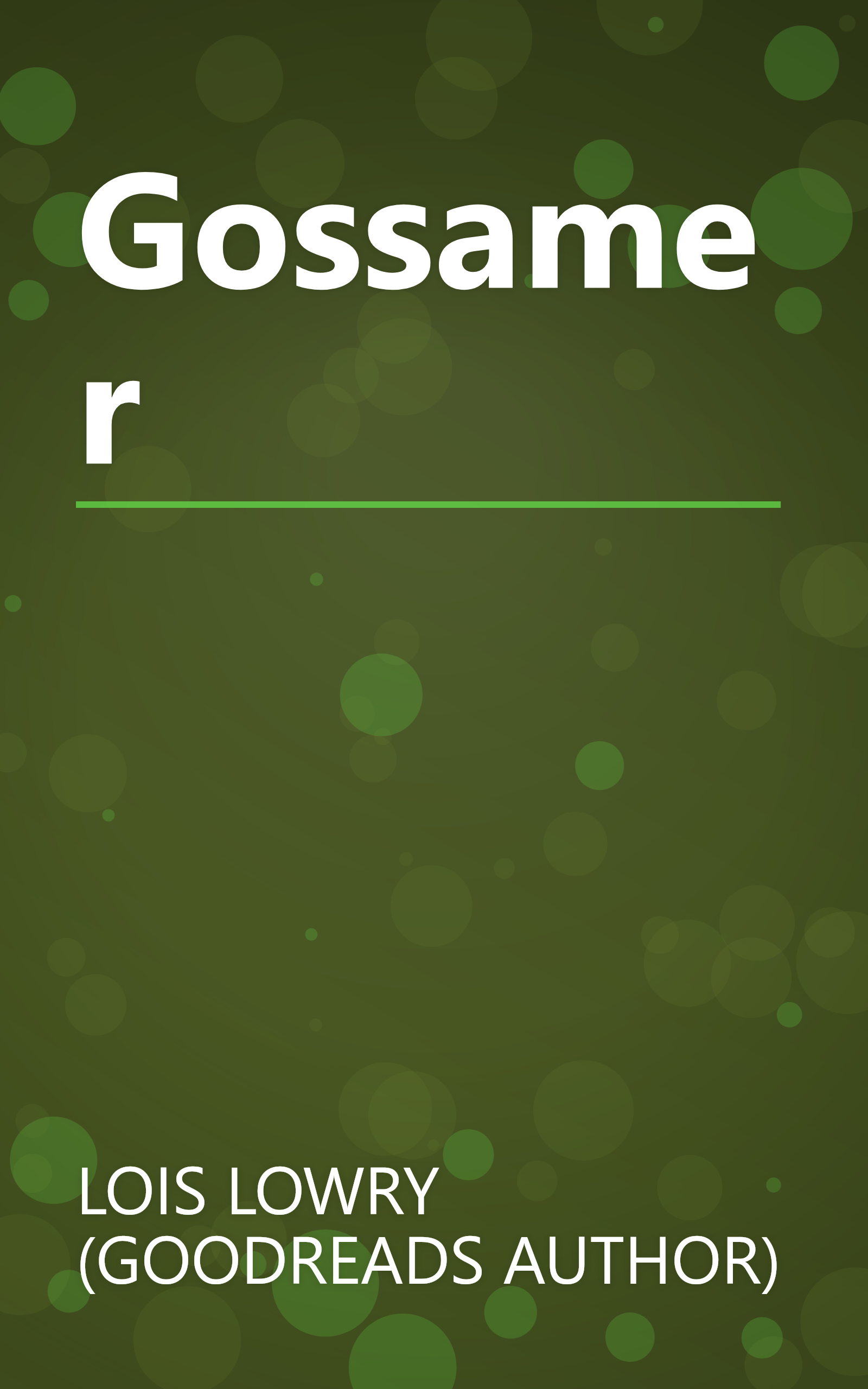 Gossamer book cover