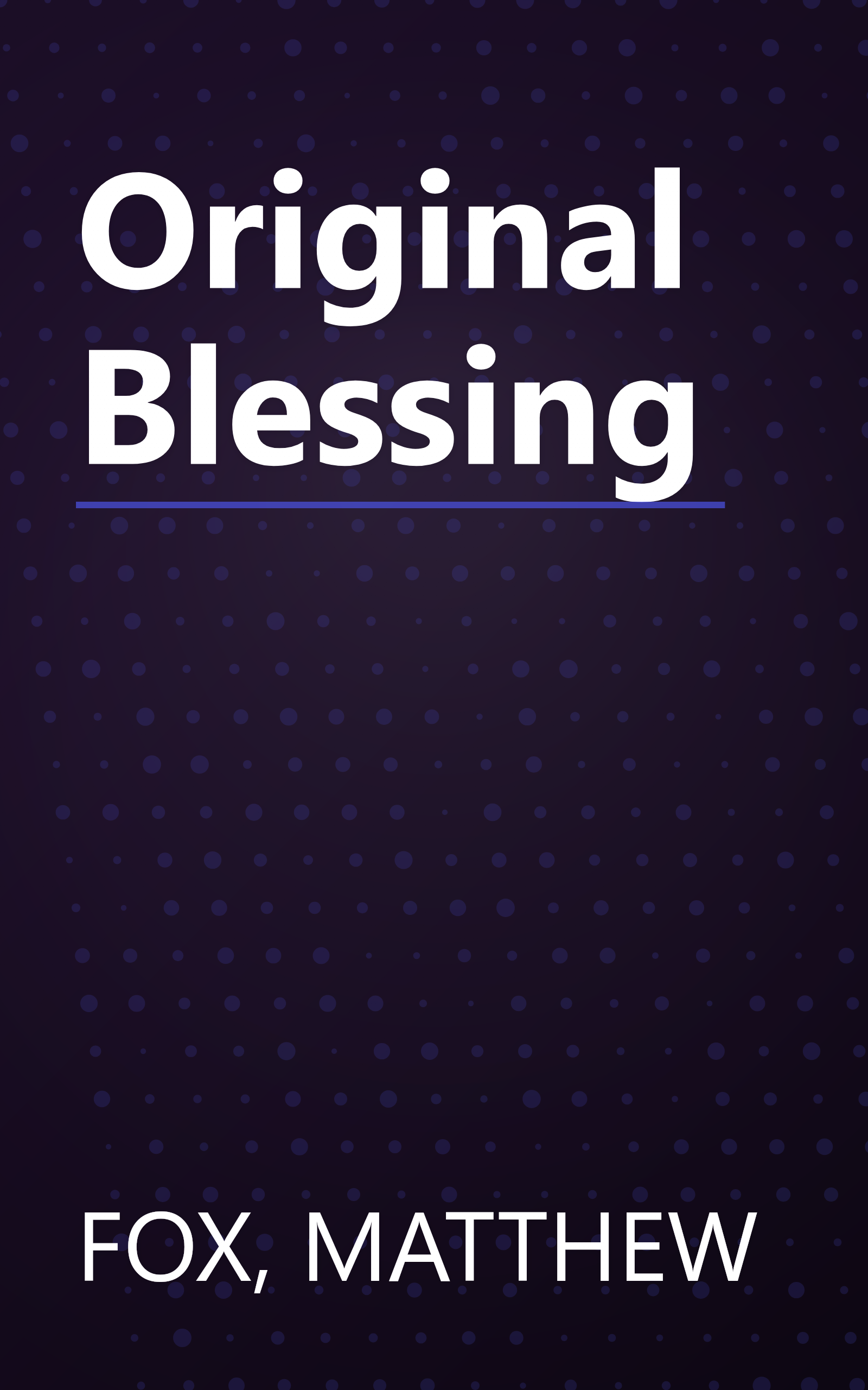 Original Blessing book cover