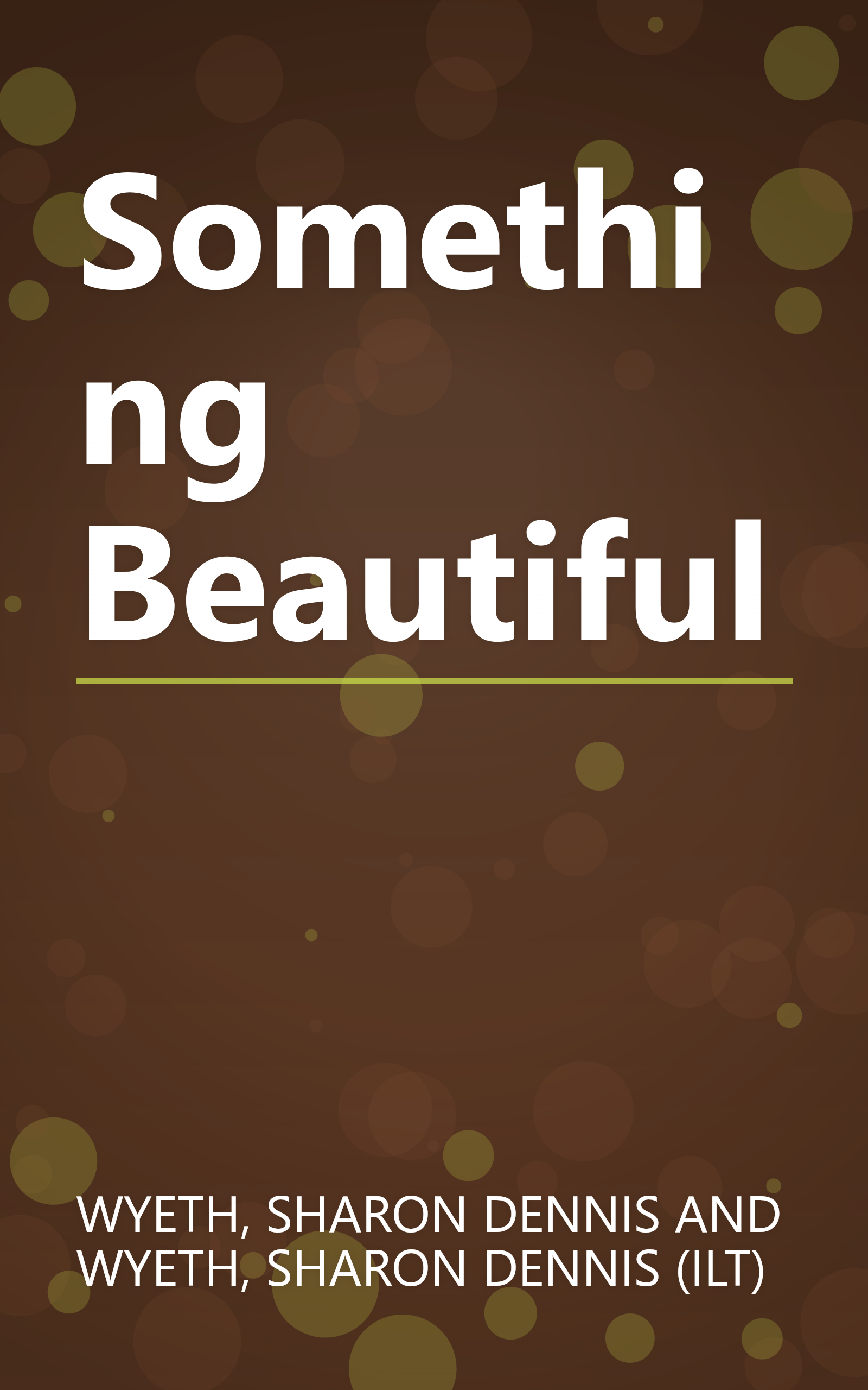 Something Beautiful book cover