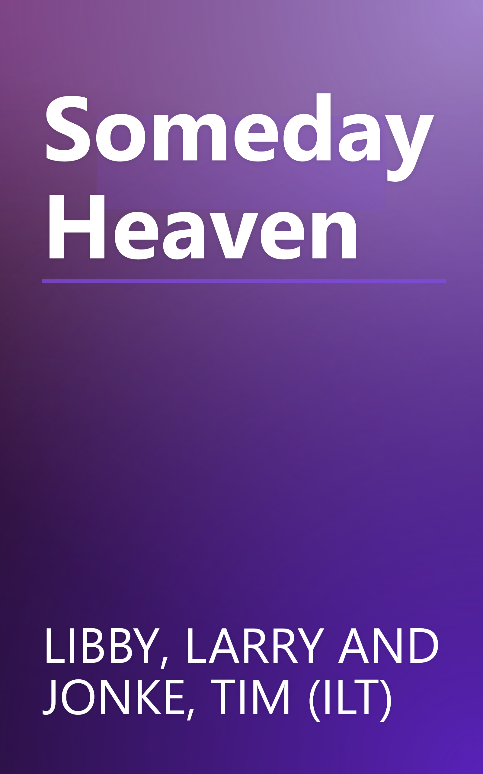 Someday Heaven book cover