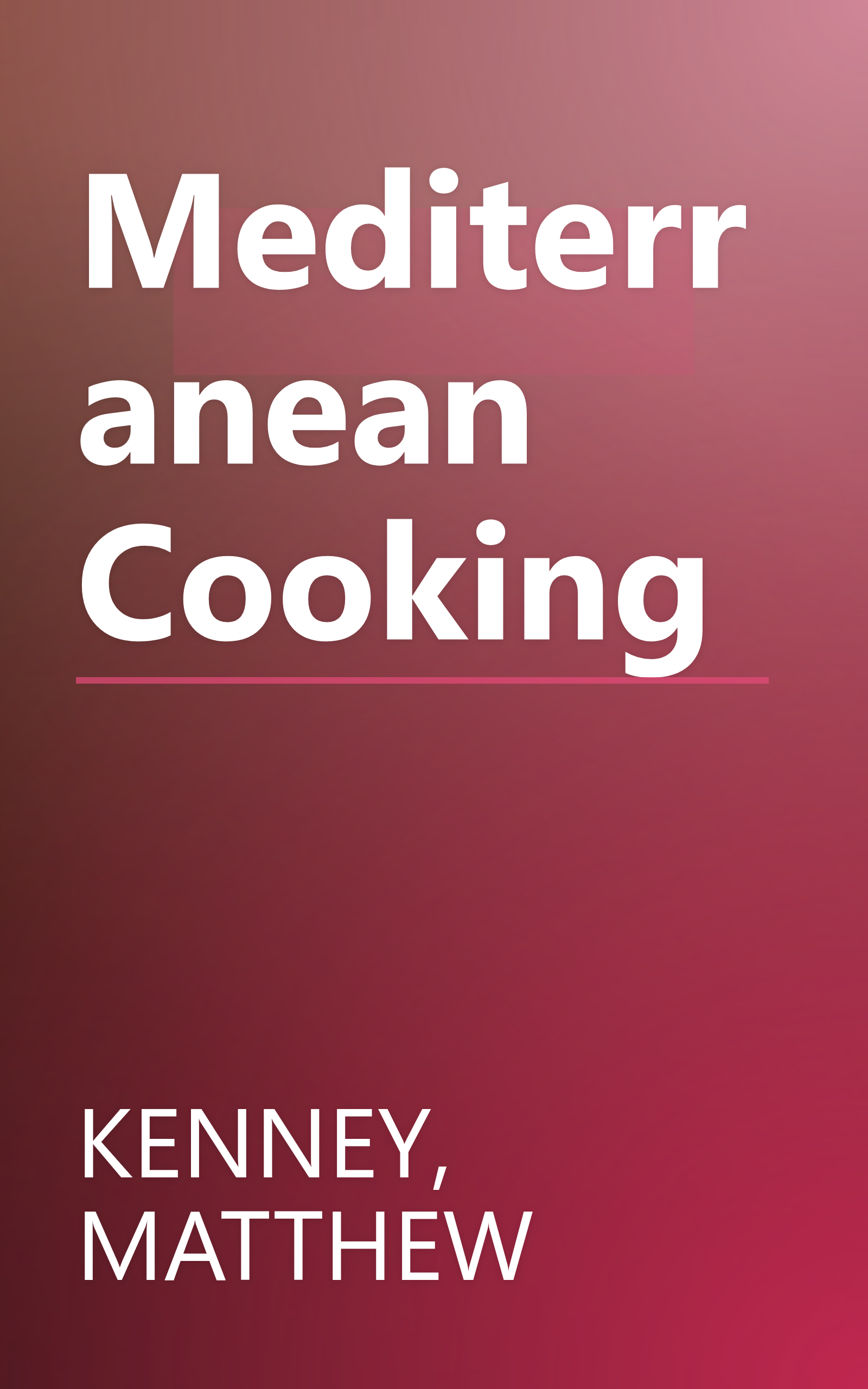 Mediterranean Cooking book cover