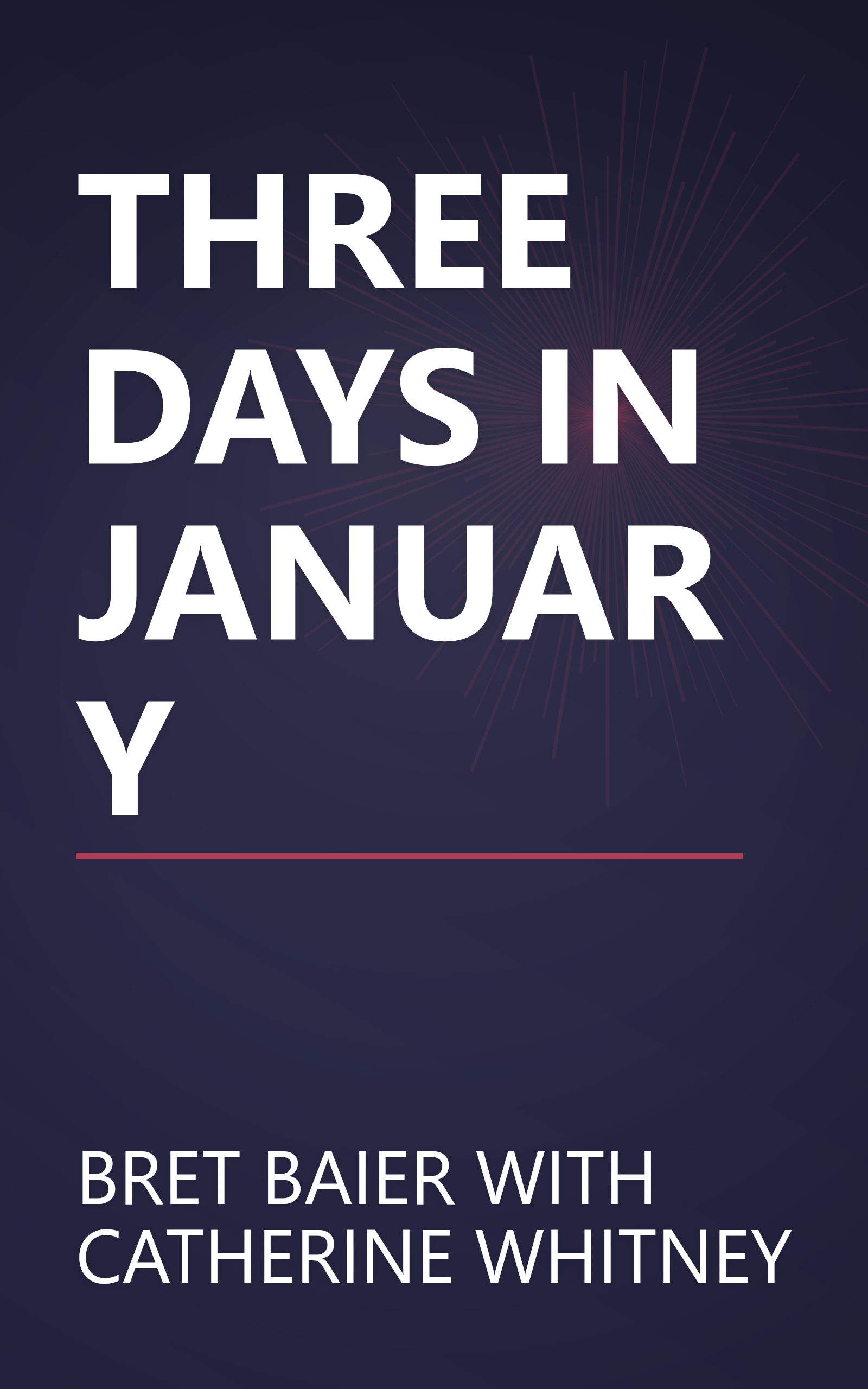 THREE DAYS IN JANUARY book cover