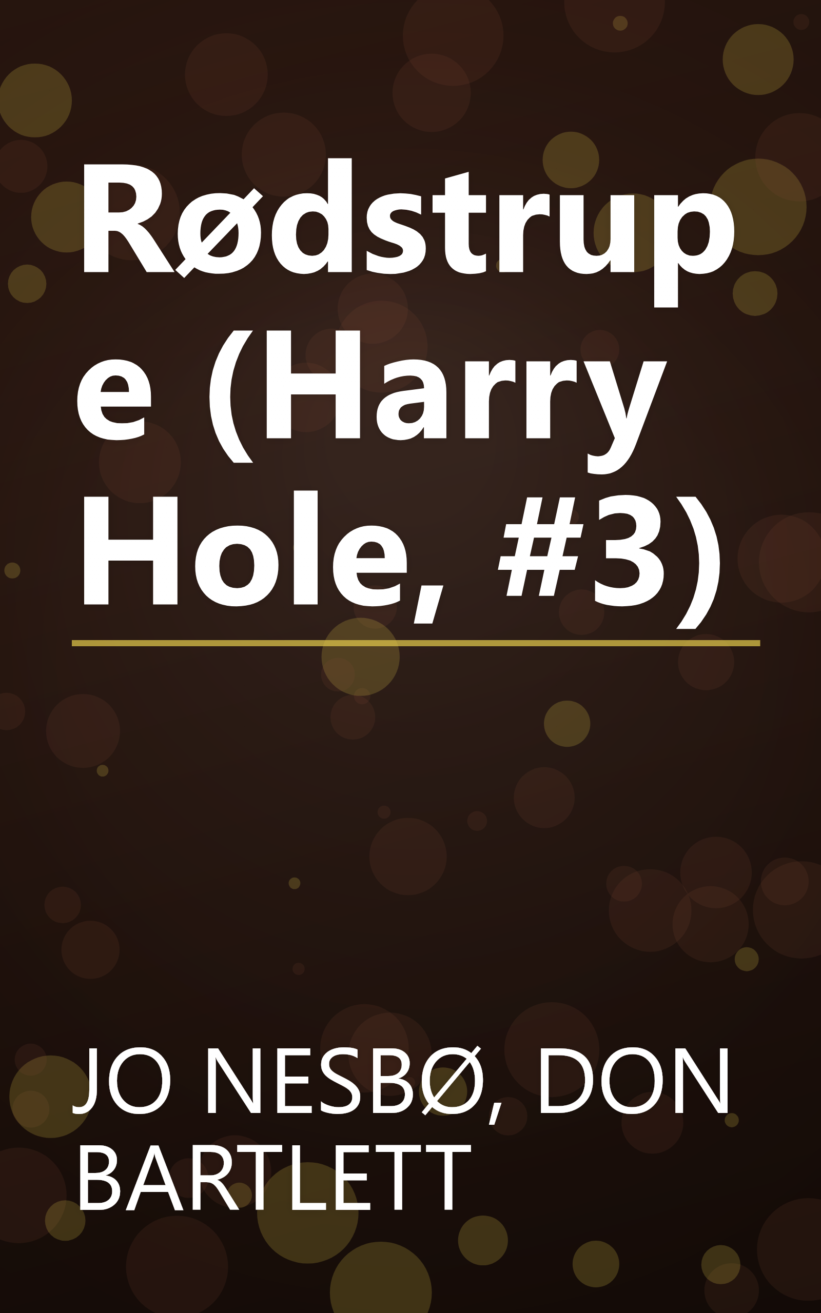 Rødstrupe (Harry Hole, #3) book cover