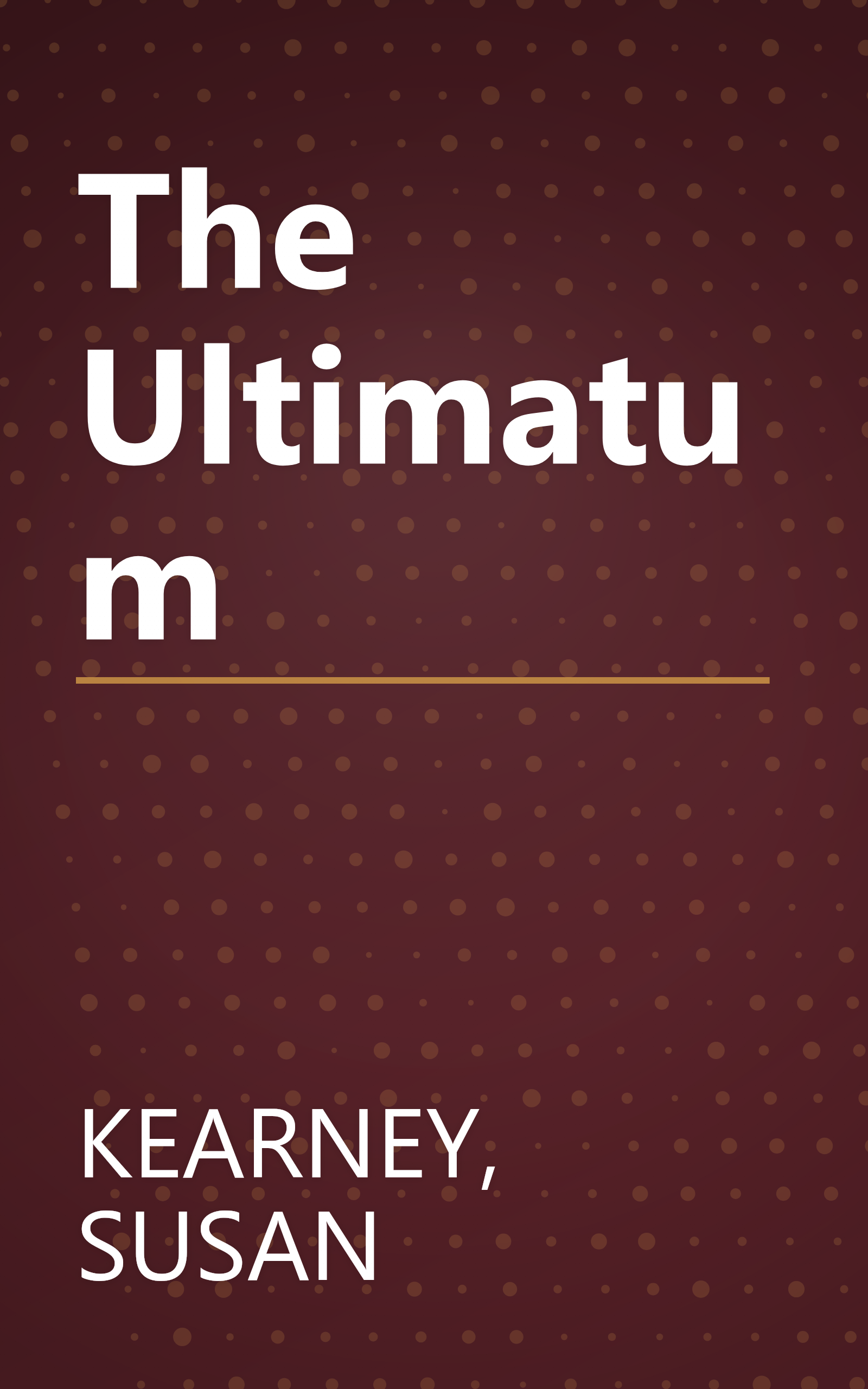 The Ultimatum book cover