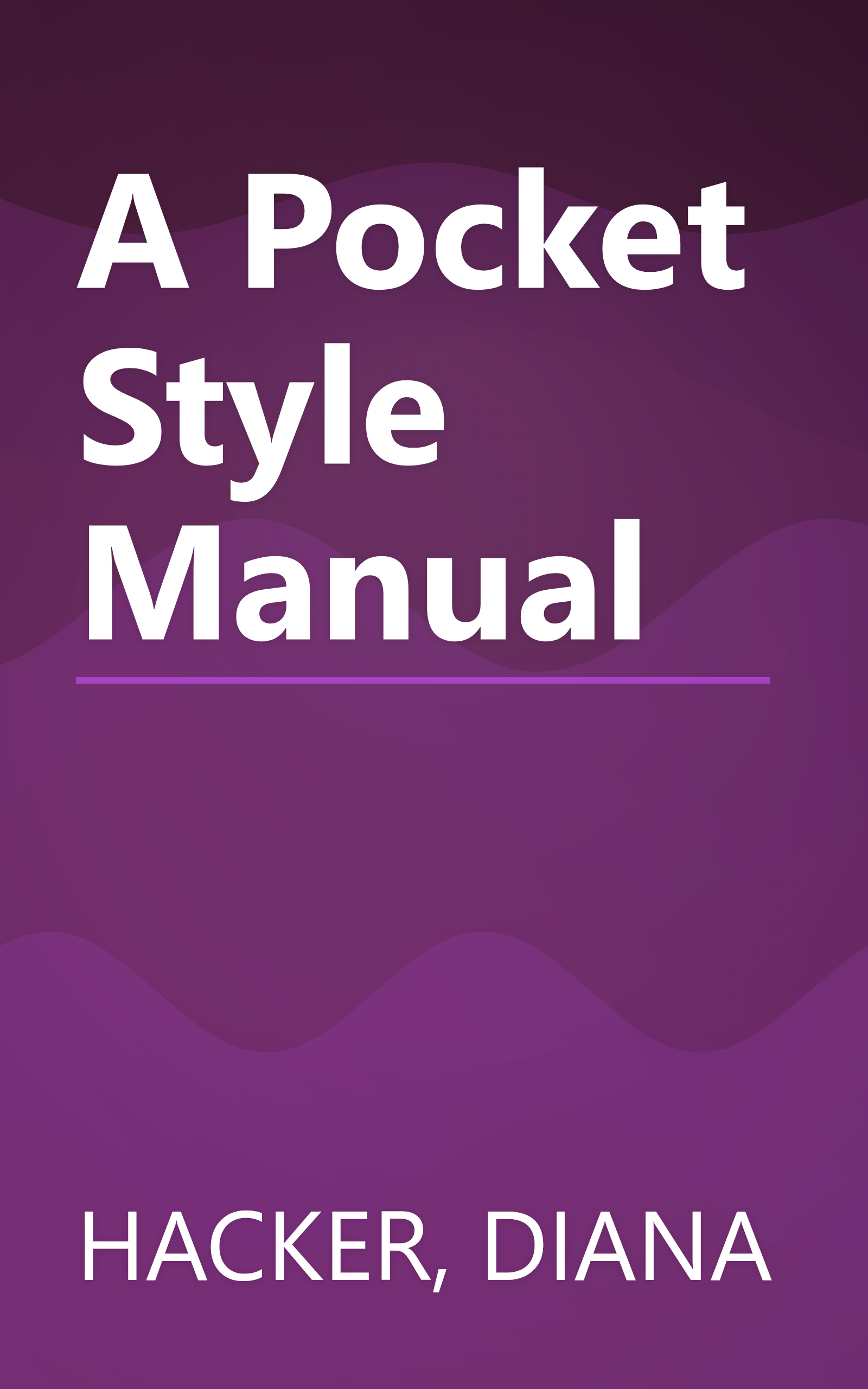 A Pocket Style Manual book cover