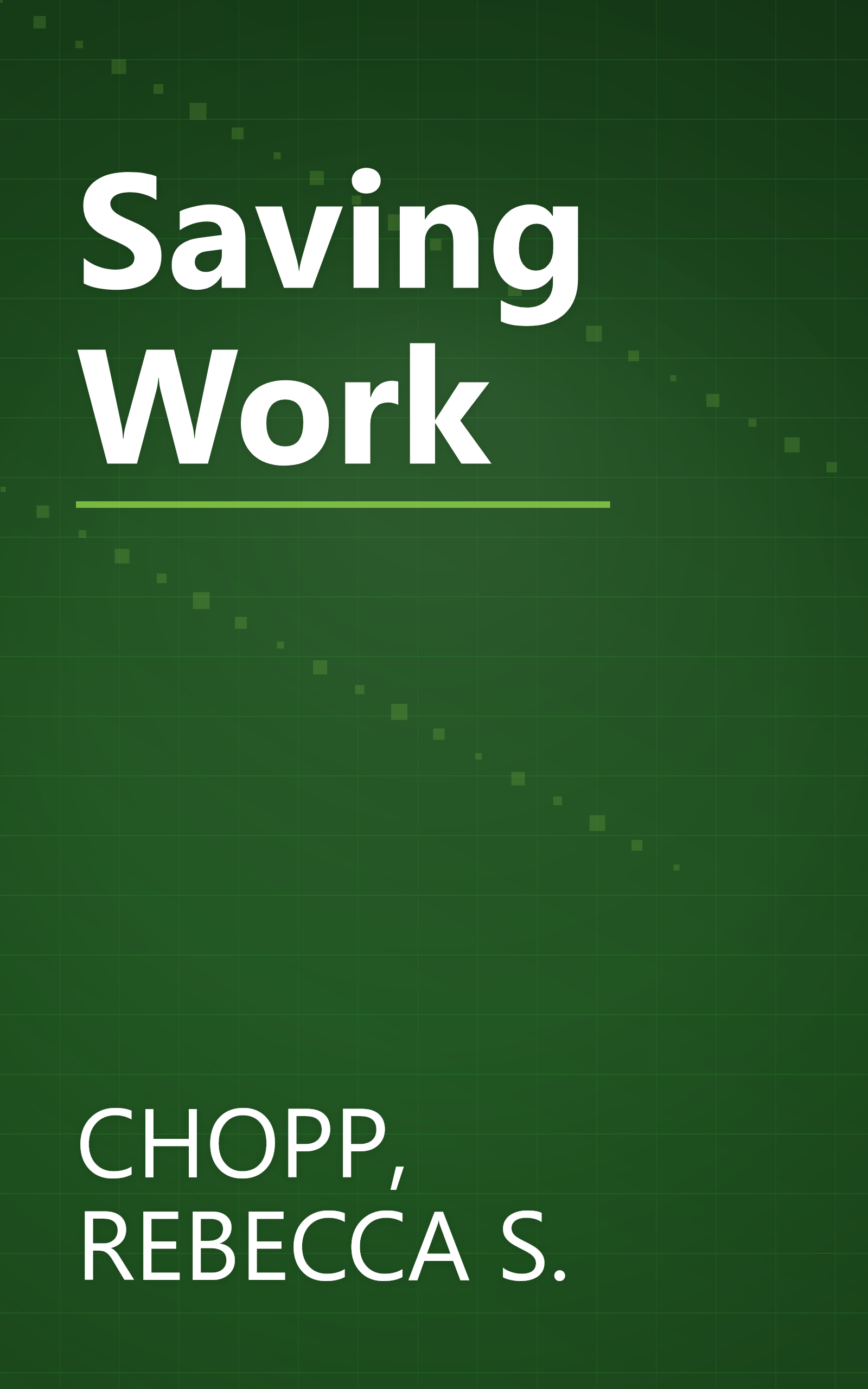 Saving Work book cover