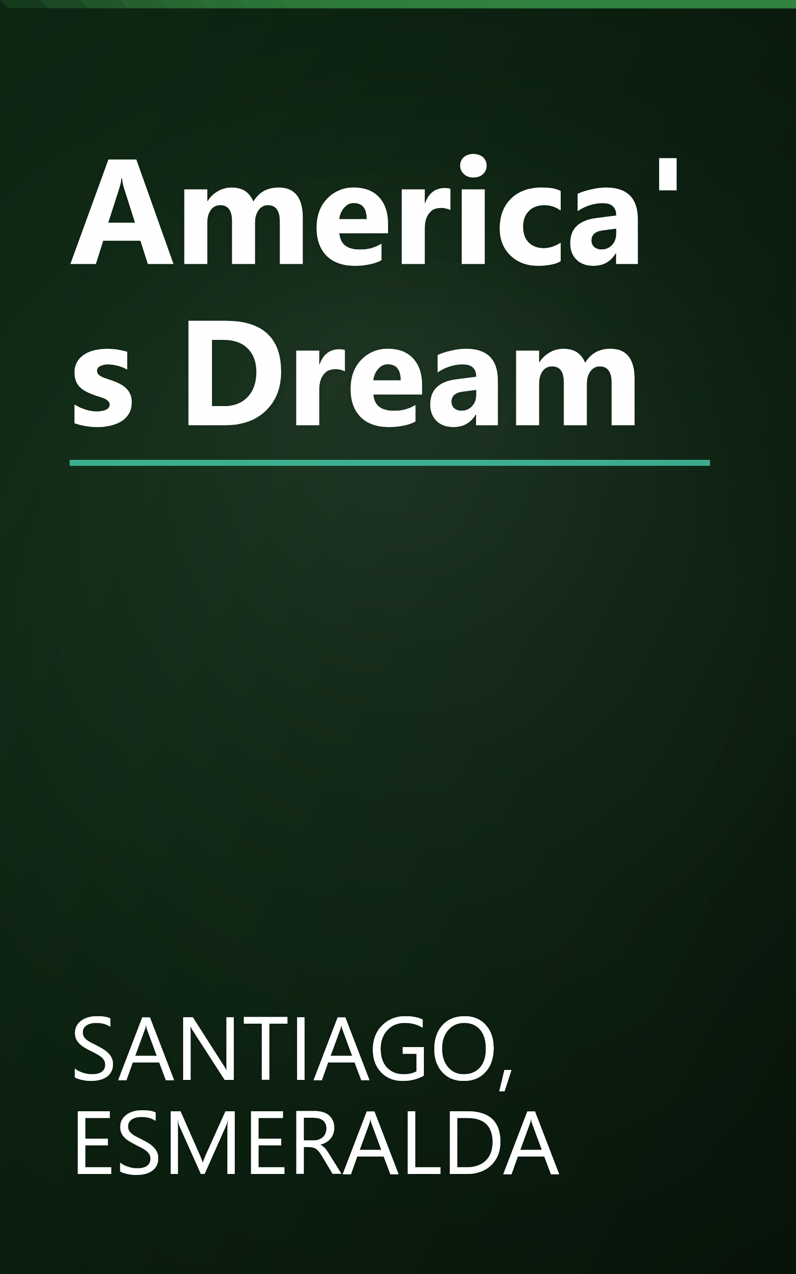 America's Dream book cover