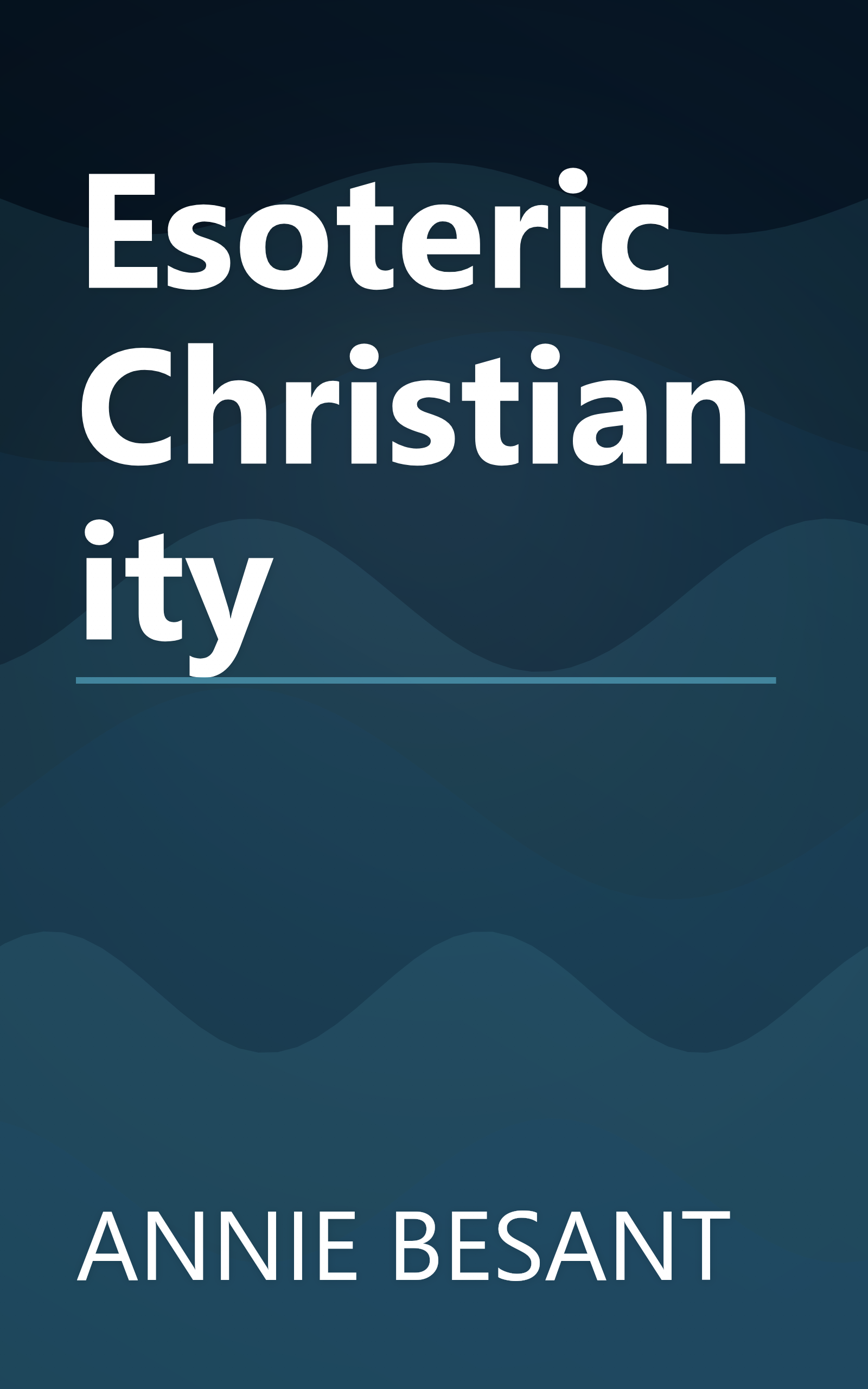 Esoteric Christianity book cover