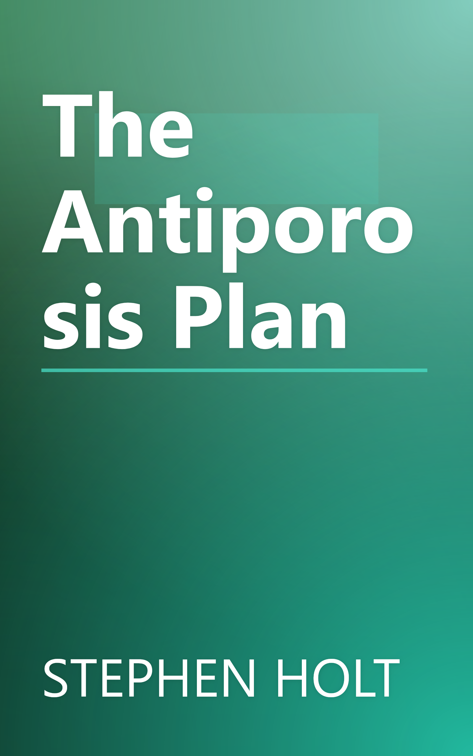 The Antiporosis Plan book cover