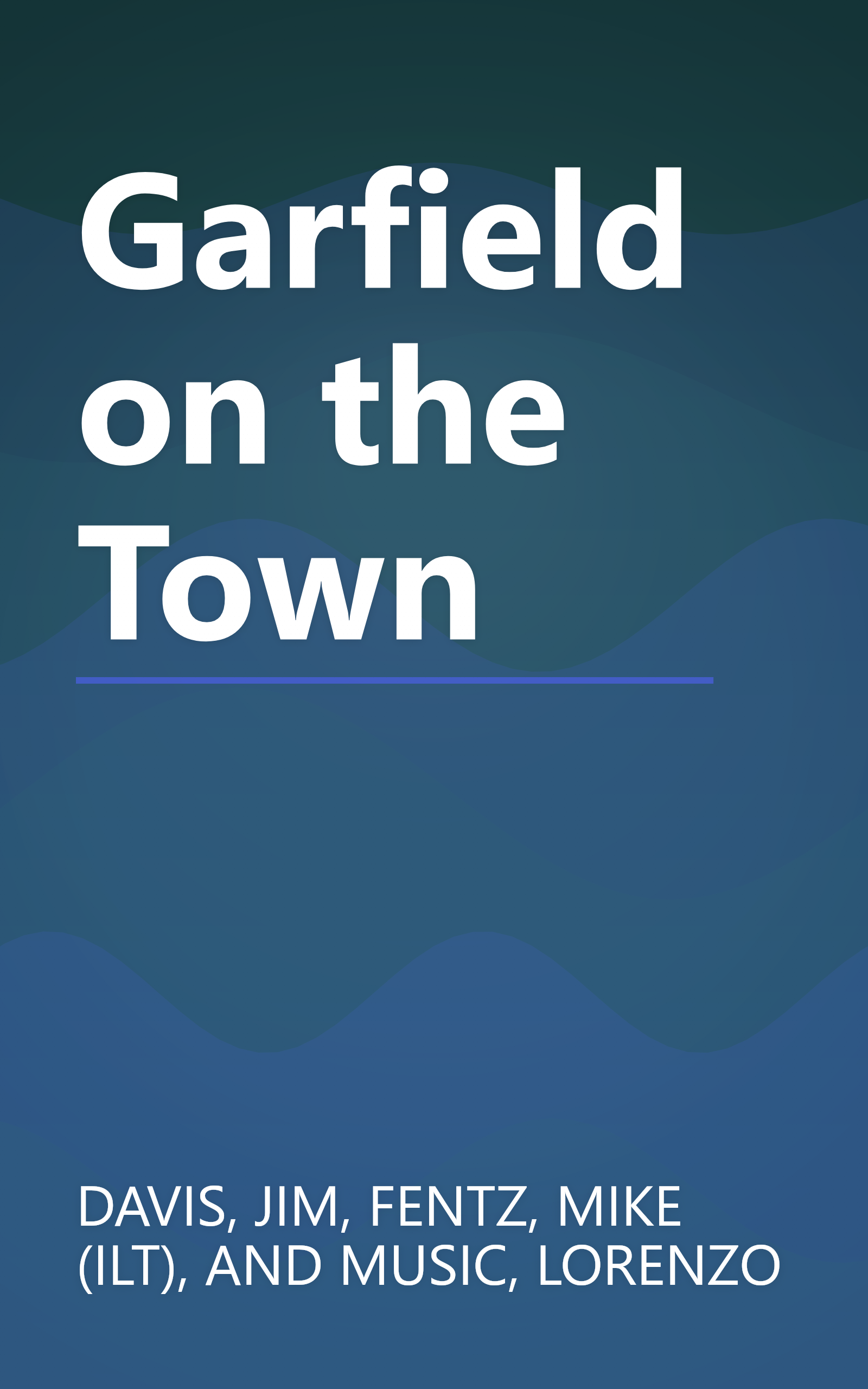 Garfield on the Town book cover