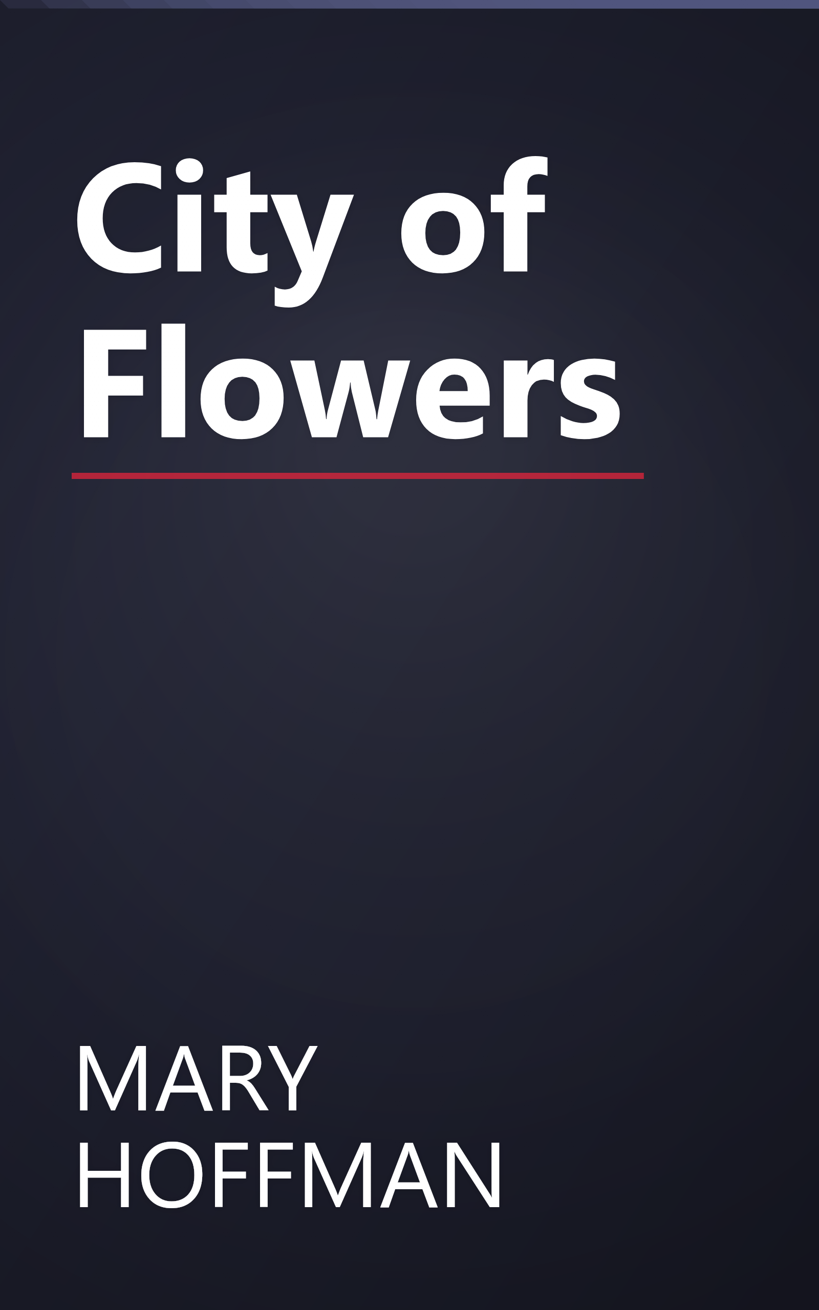 City of Flowers book cover