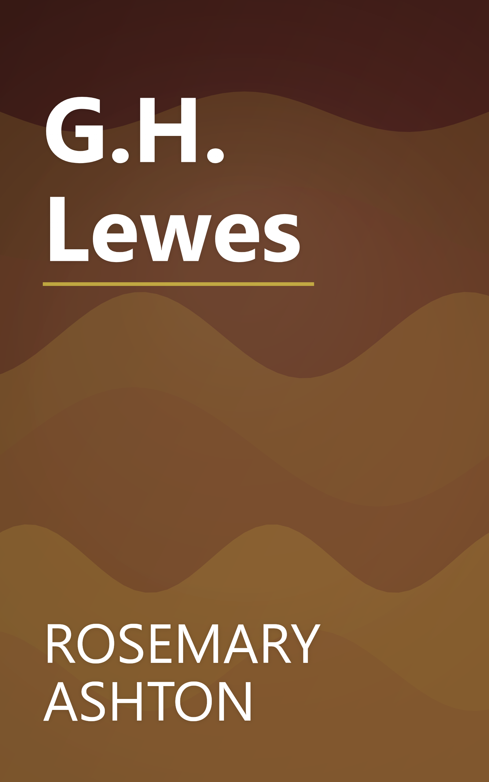 G.H. Lewes book cover