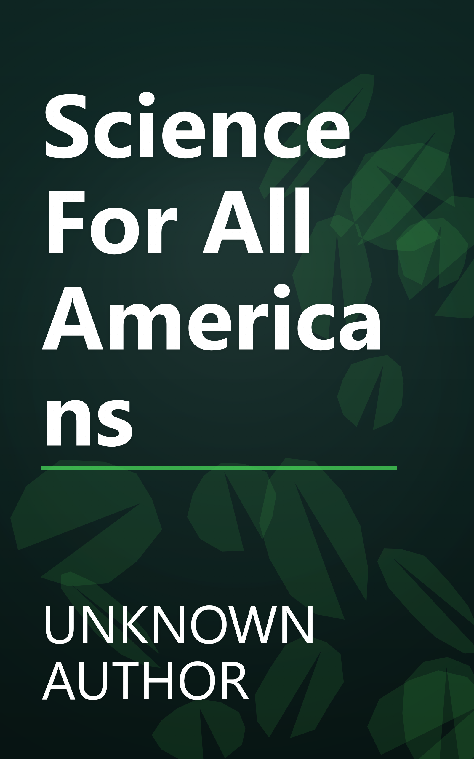 Science For All Americans book cover