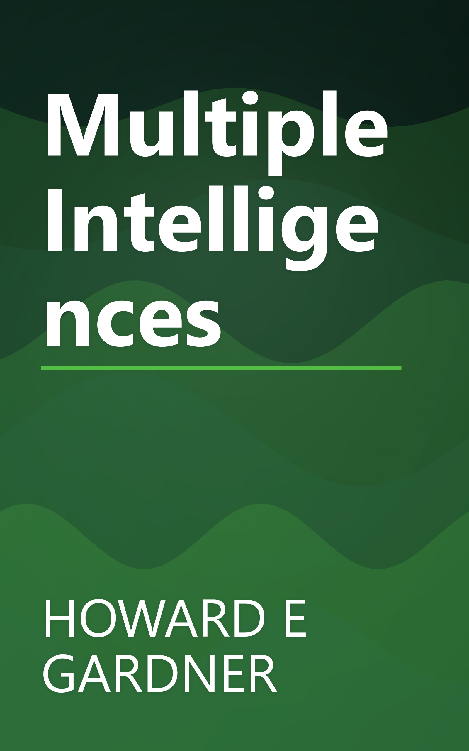 Multiple Intelligences book cover