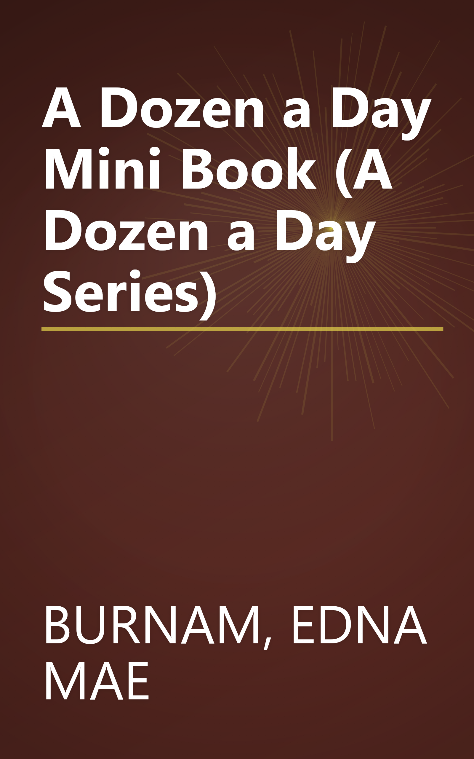 A Dozen a Day Mini Book (A Dozen a Day Series) book cover