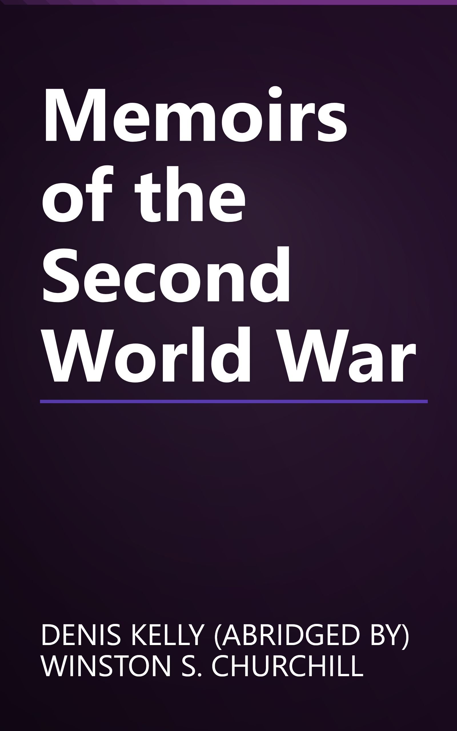Memoirs of the Second World War book cover