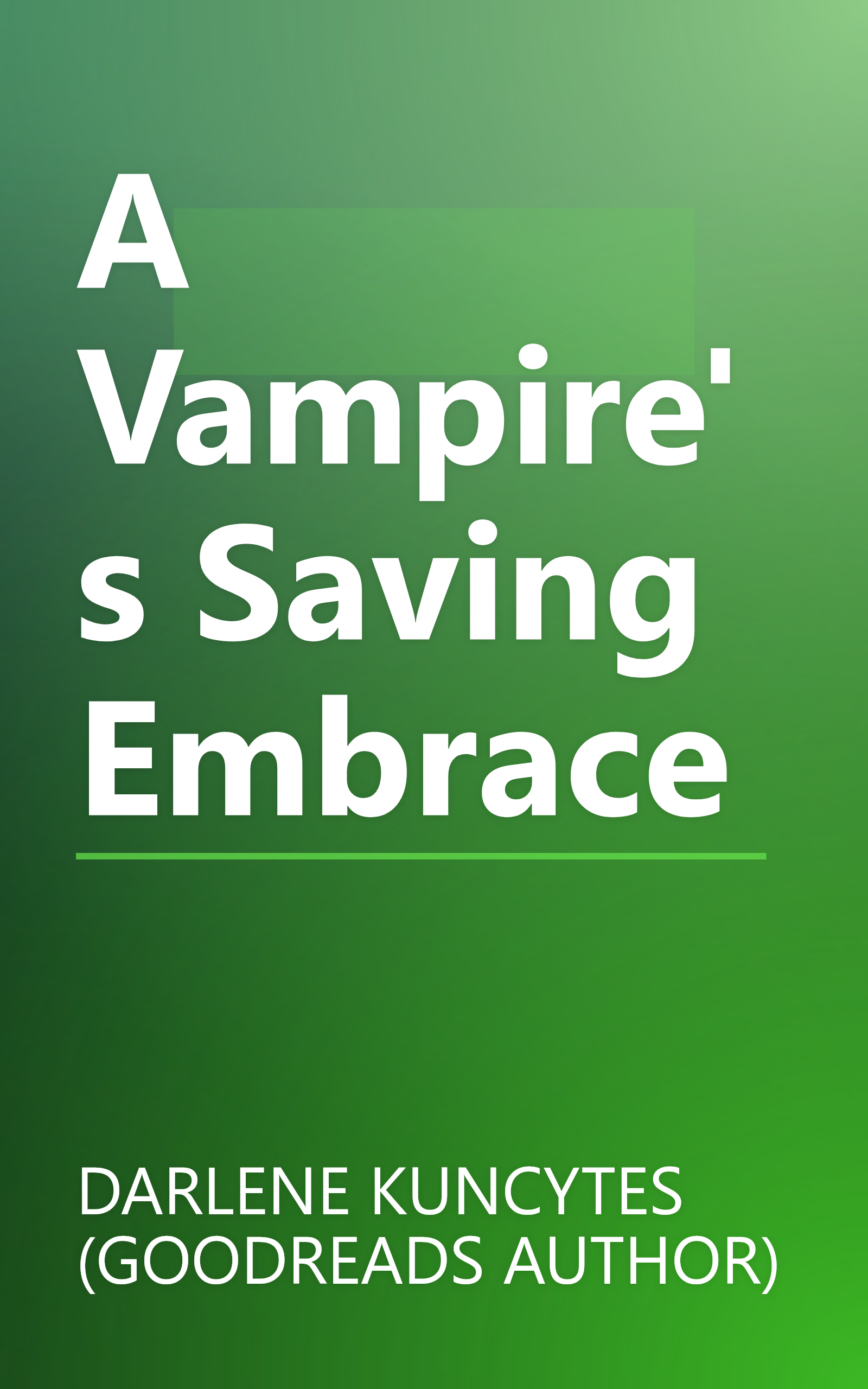 A Vampire's Saving Embrace book cover