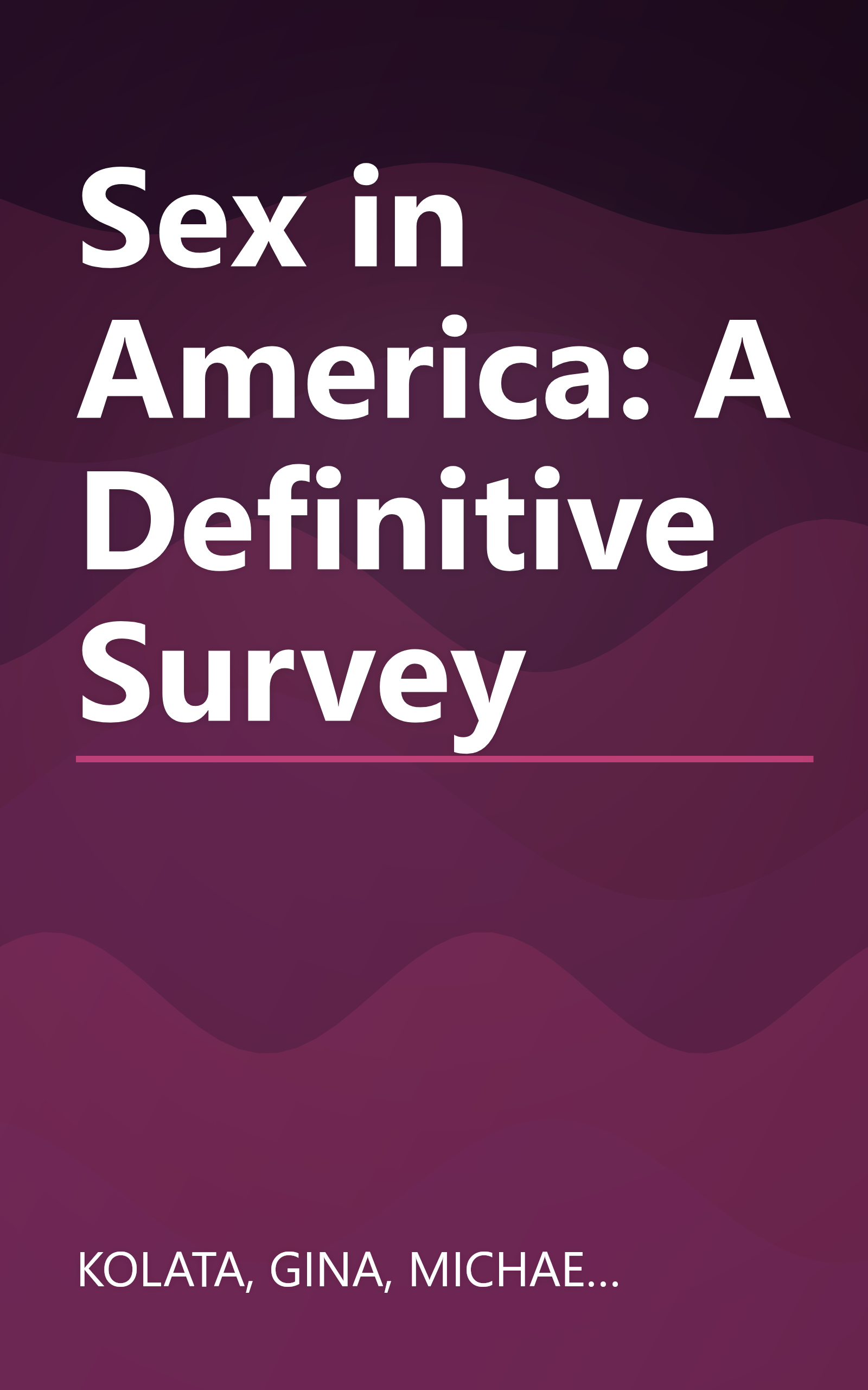 Sex in America: A Definitive Survey book cover