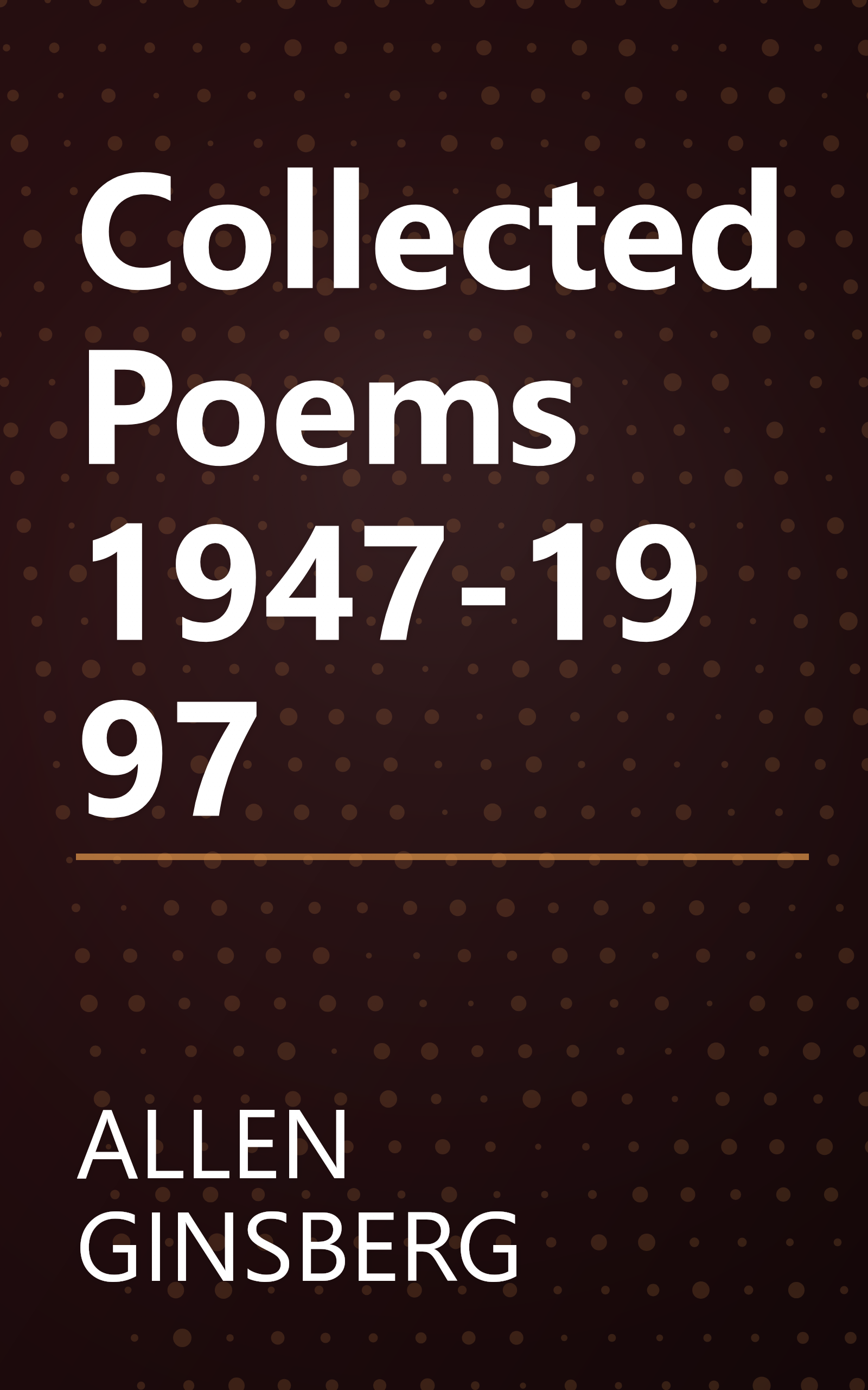 Collected Poems 1947-1997 book cover