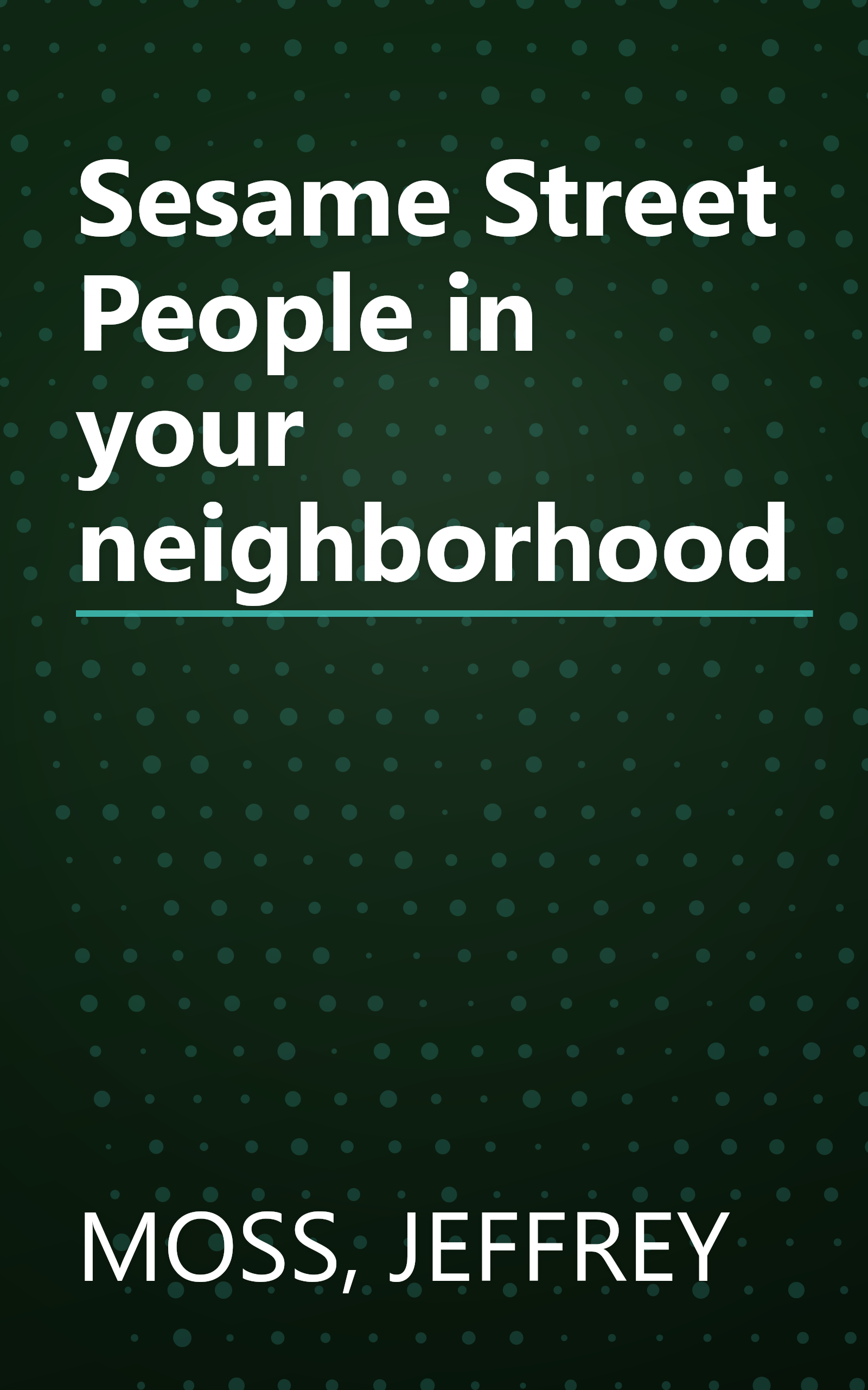 Sesame Street People in your neighborhood book cover