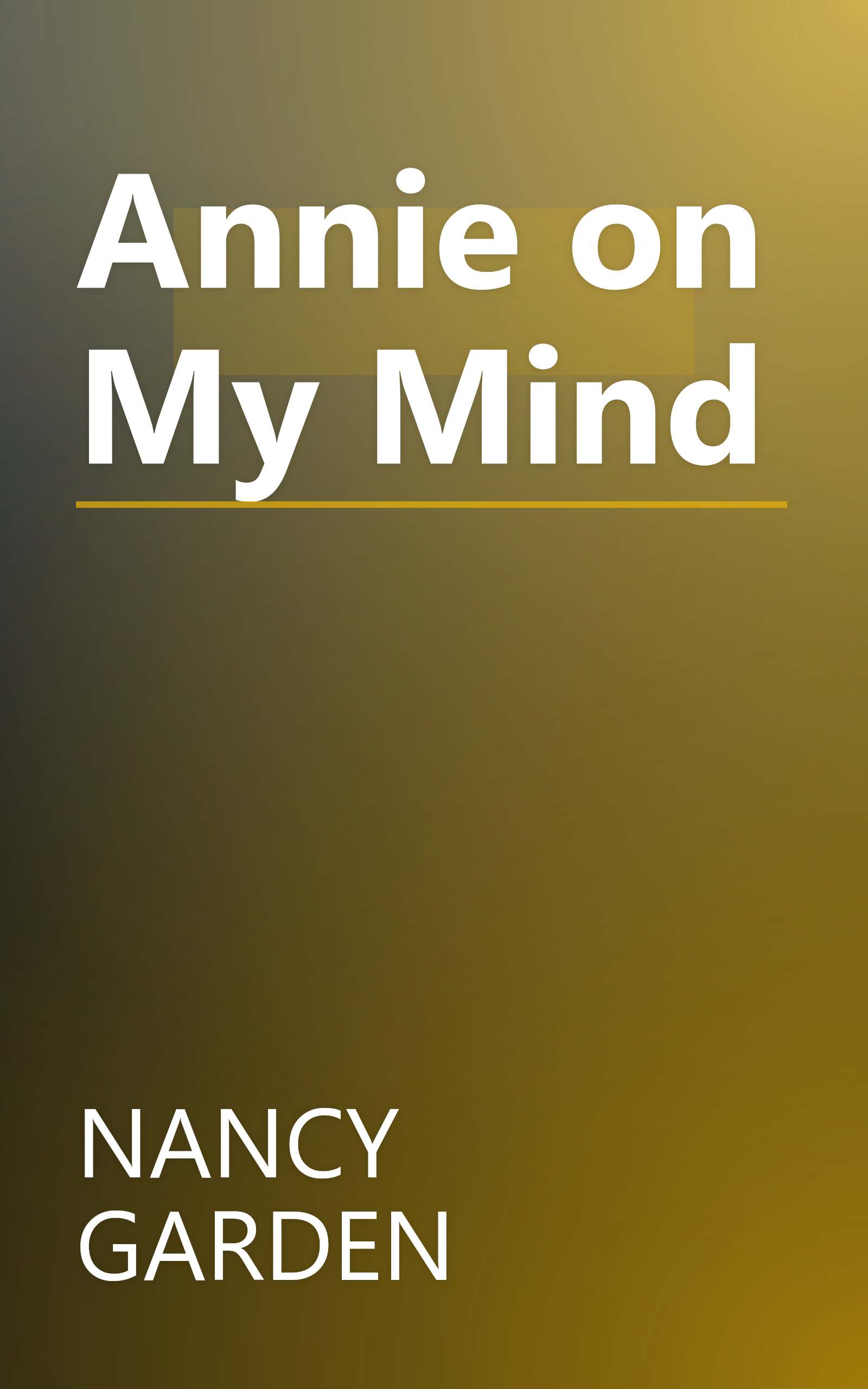 Annie on My Mind book cover