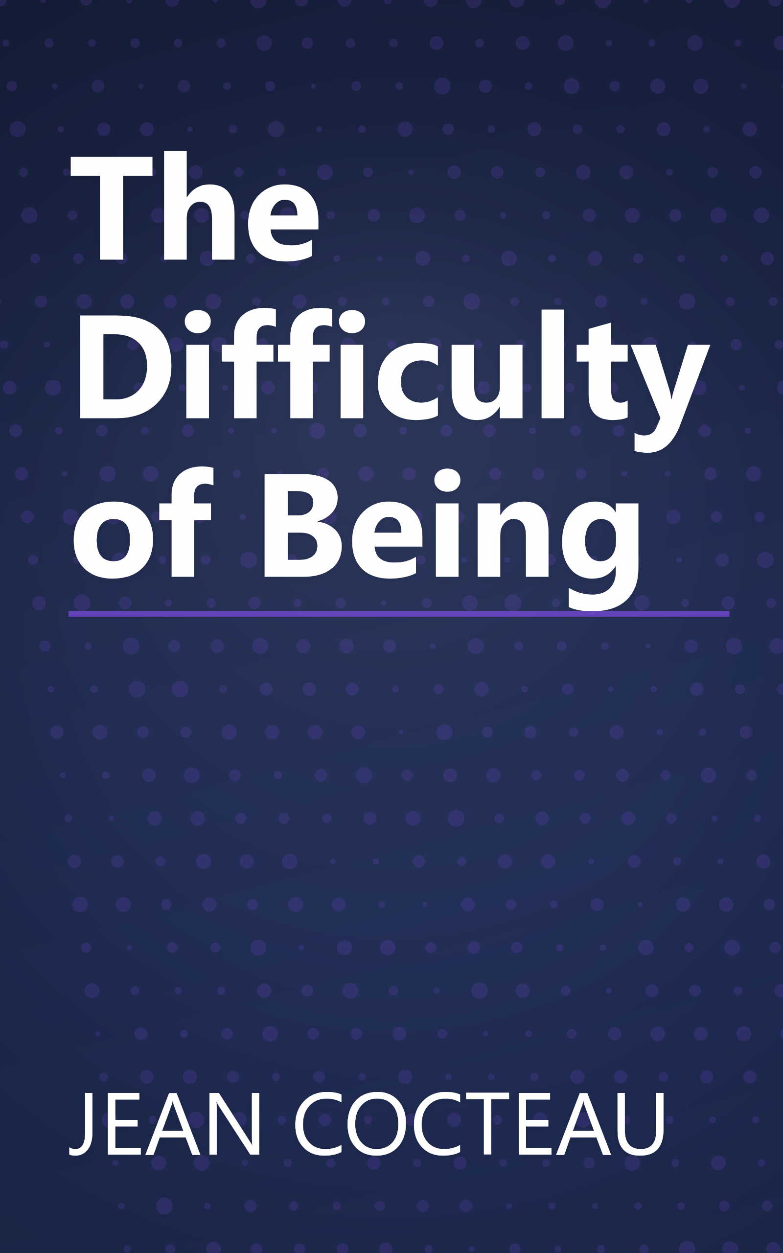 The Difficulty of Being book cover