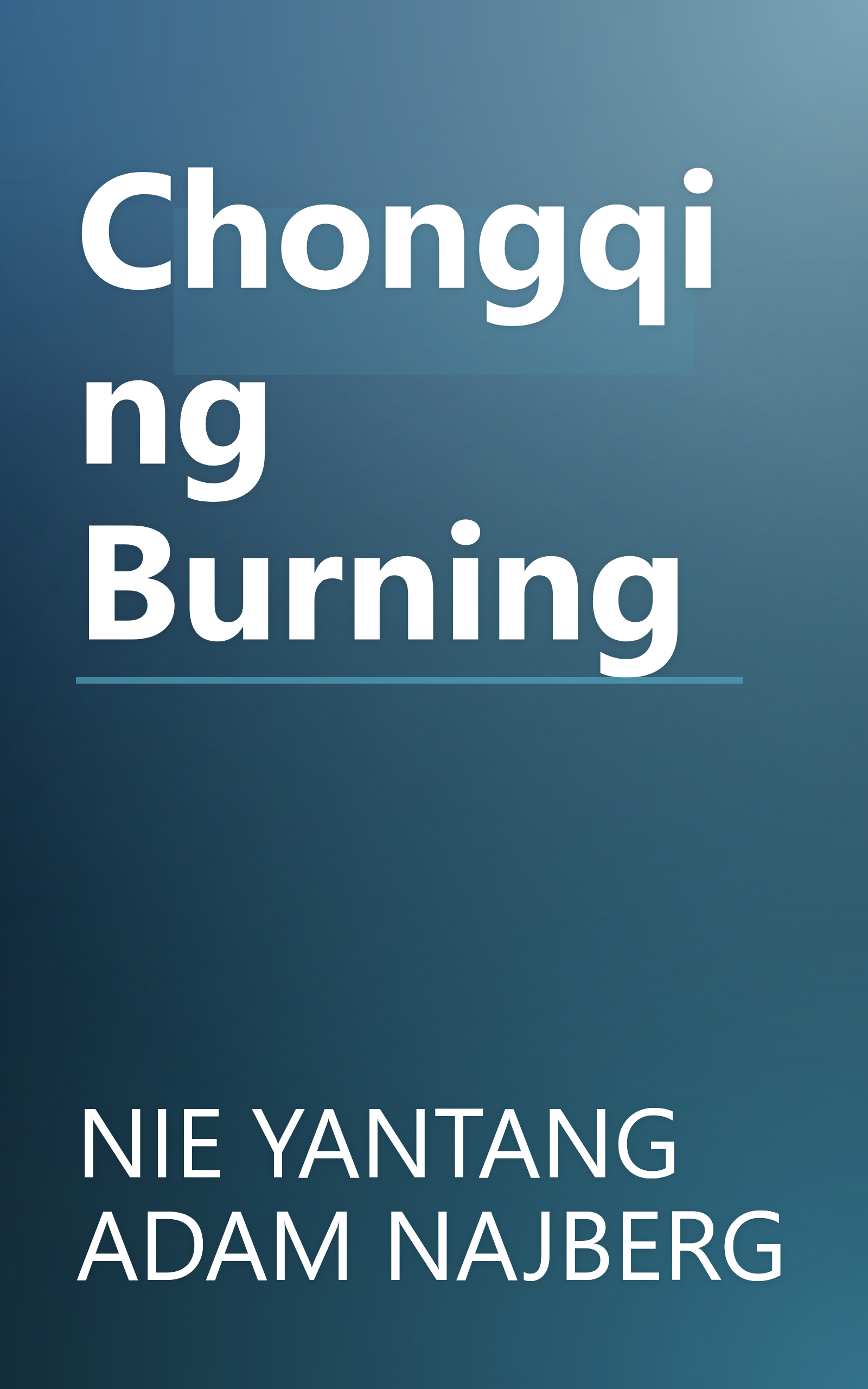 Chongqing Burning book cover