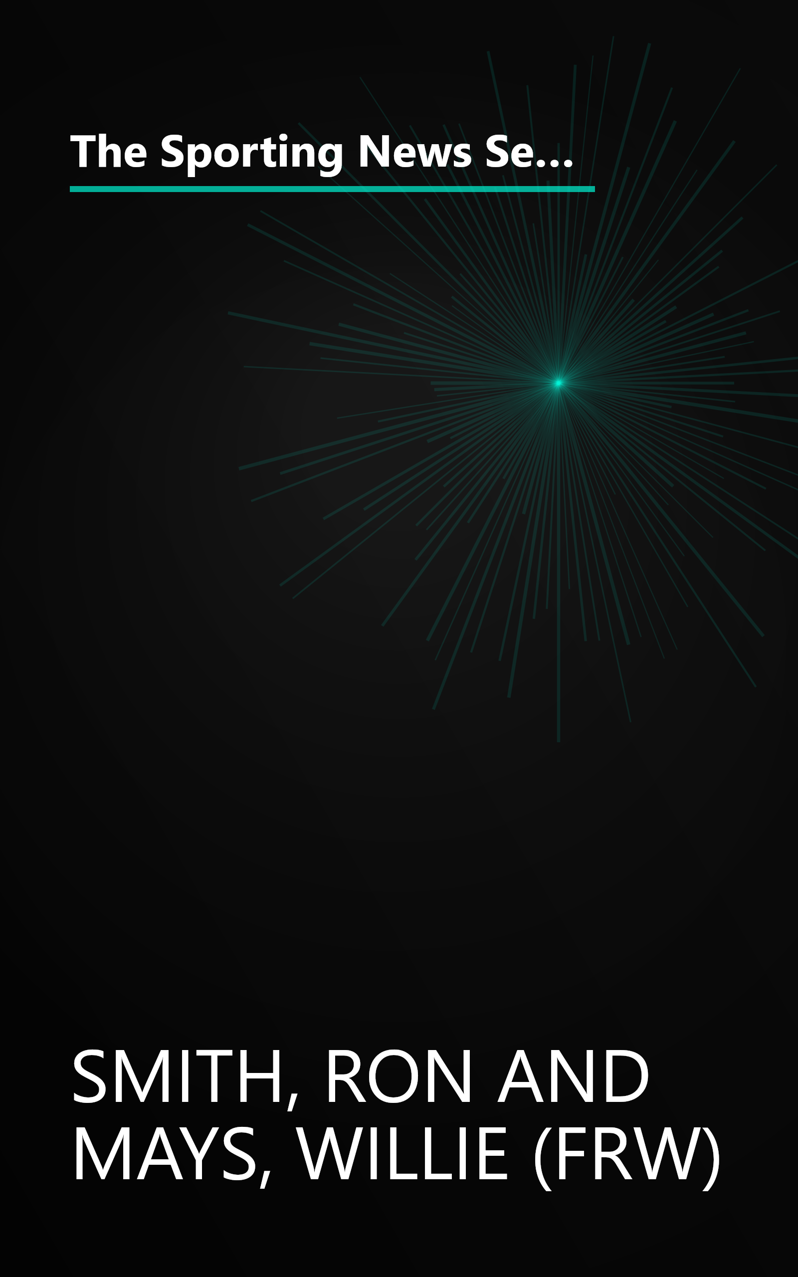 The Sporting News Selects Baseball's Greatest Players: A Celebration of the 20th Century's Best (Sporting News Series) book cover