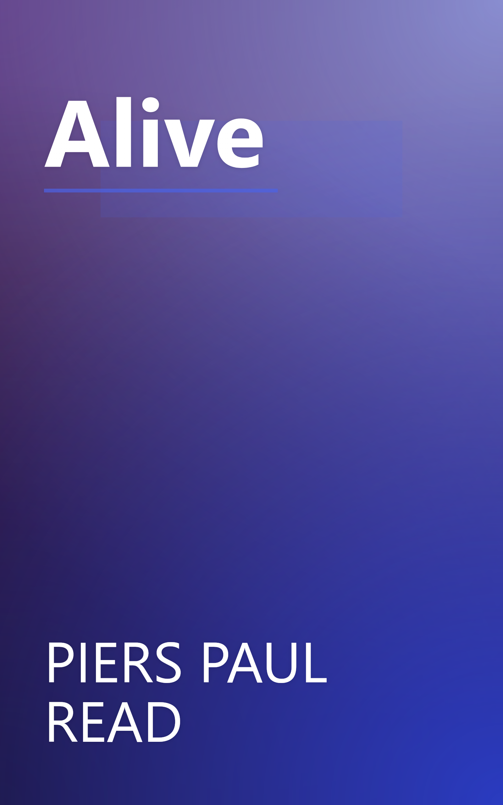 Alive book cover