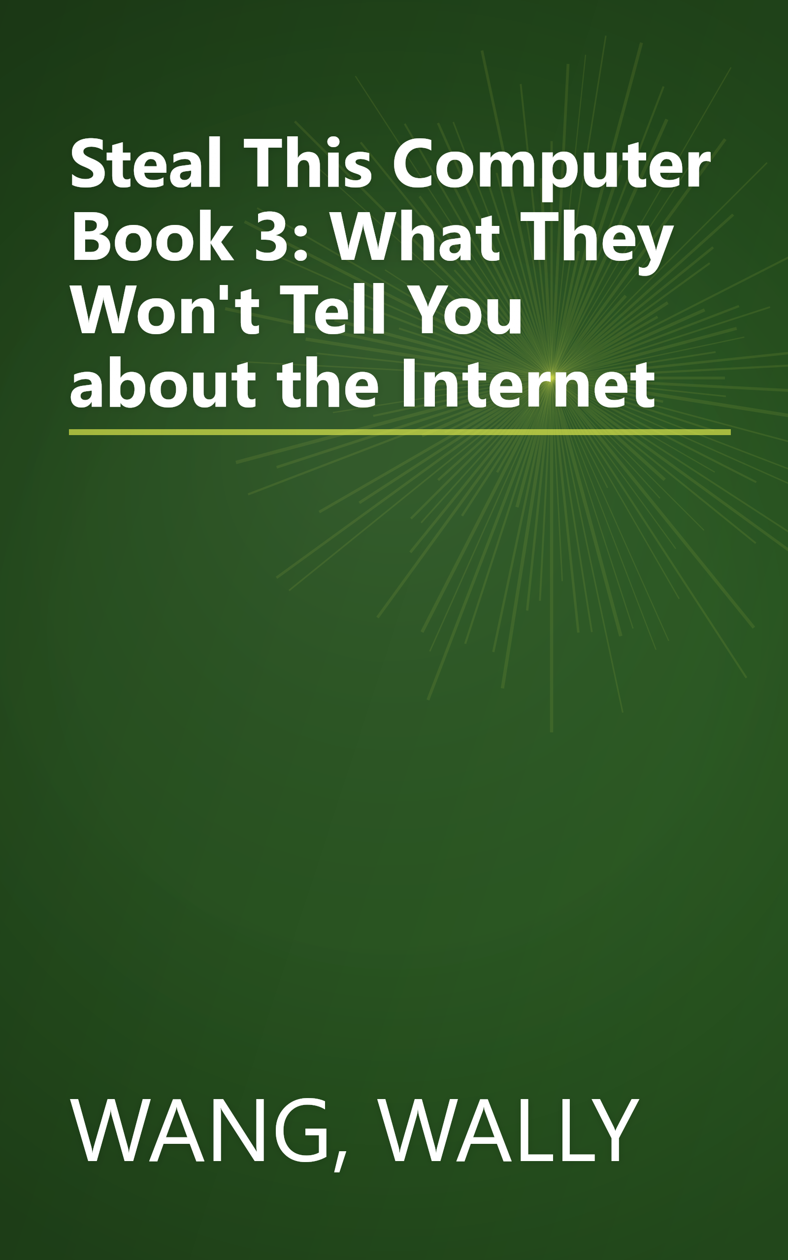Steal This Computer Book 3: What They Won't Tell You about the Internet book cover