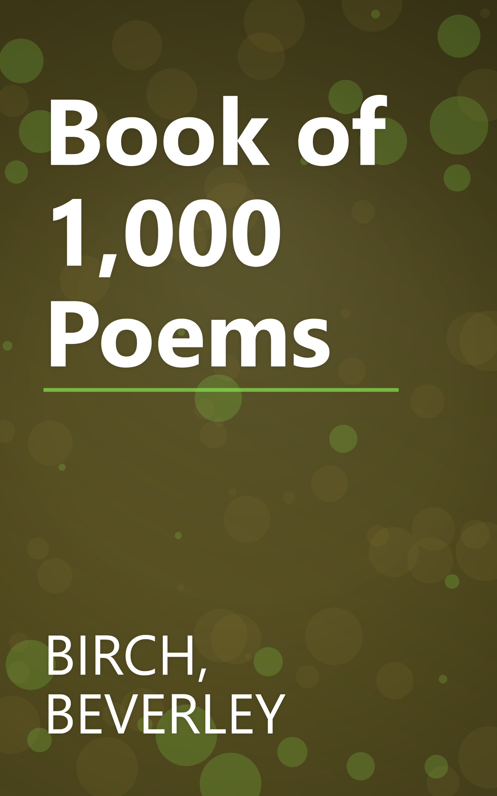Book of 1,000 Poems book cover