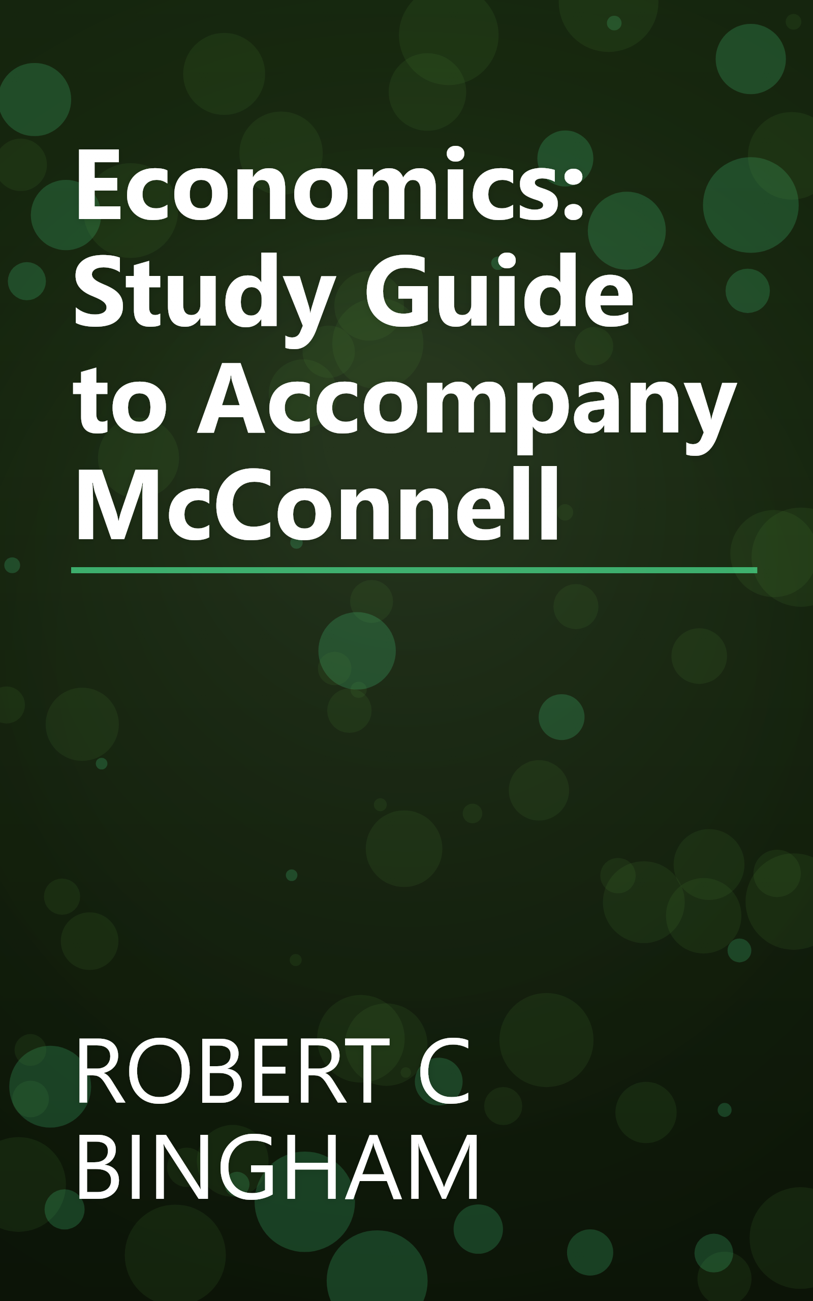 Economics: Study Guide to Accompany McConnell book cover