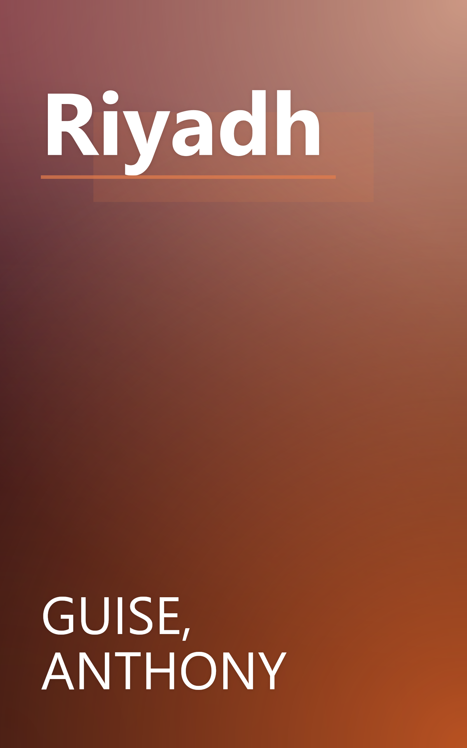 Riyadh book cover