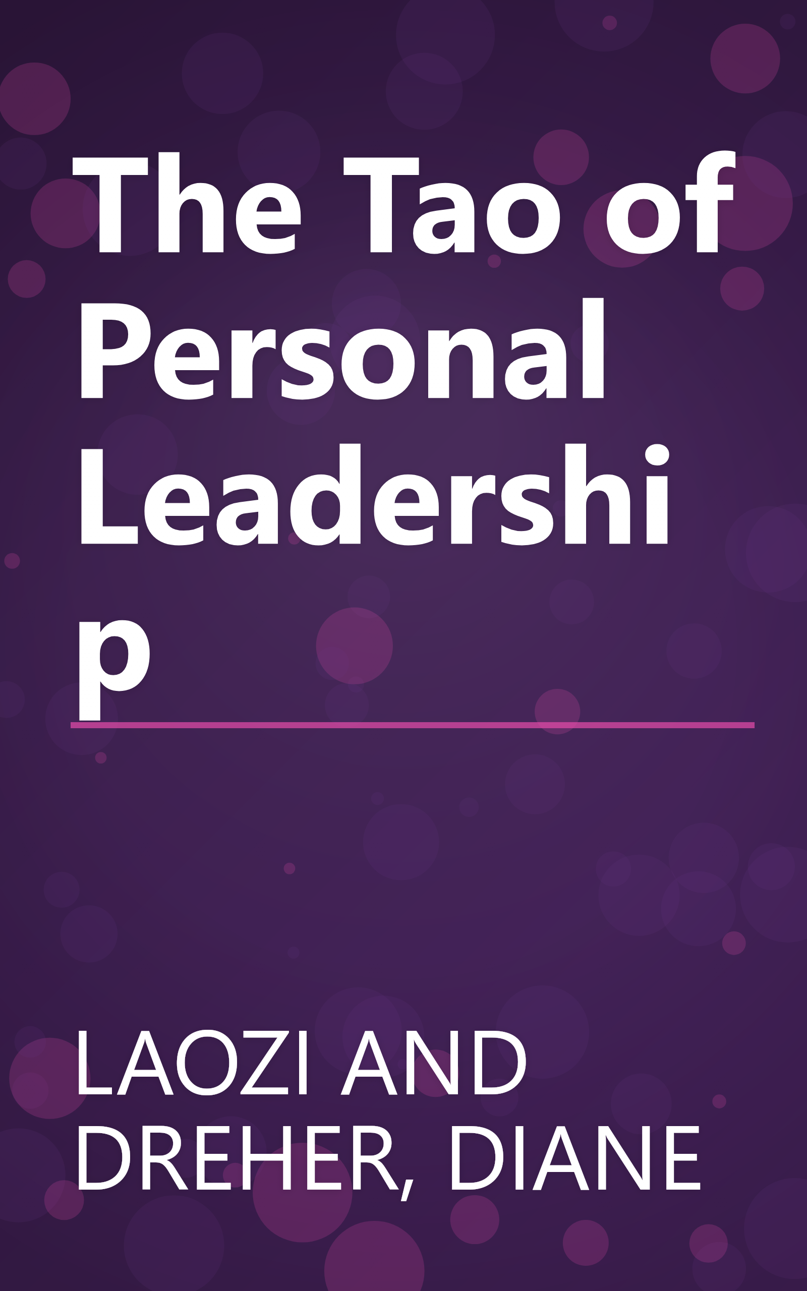 The Tao of Personal Leadership book cover