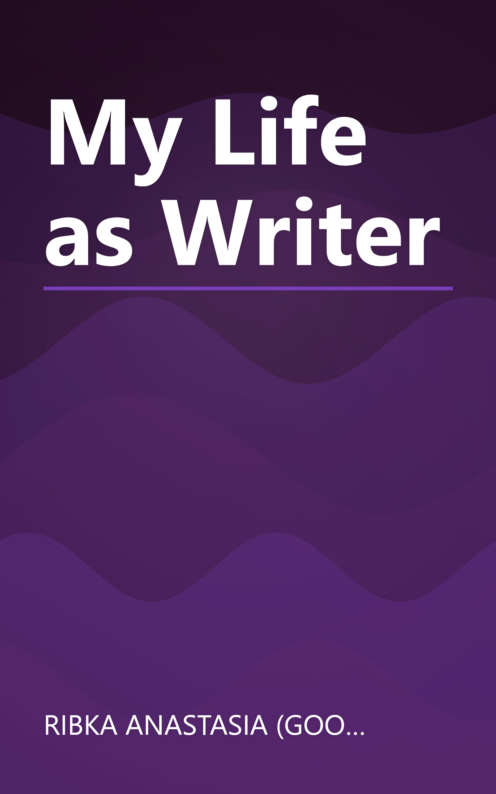 My Life as Writer book cover