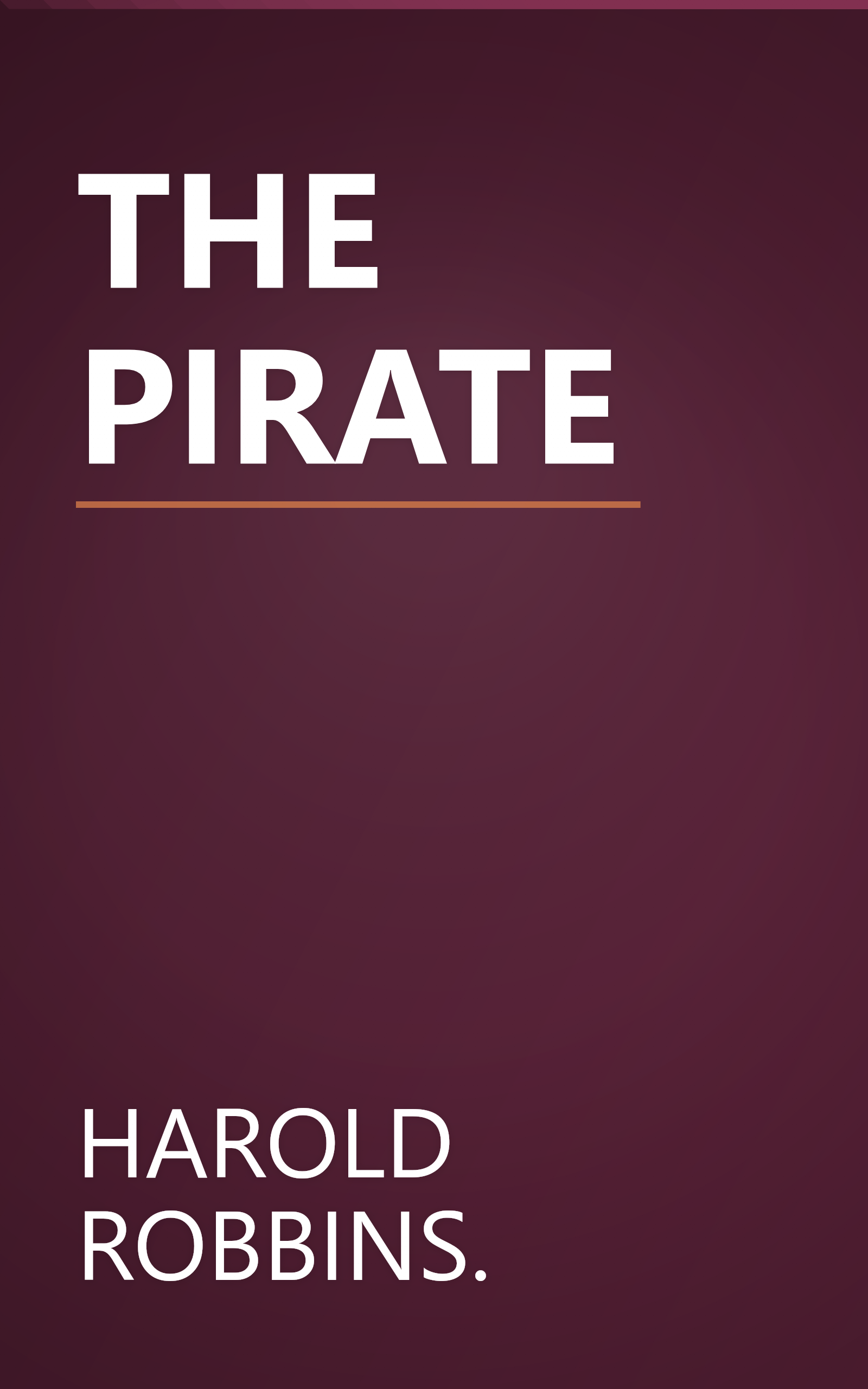 THE PIRATE book cover