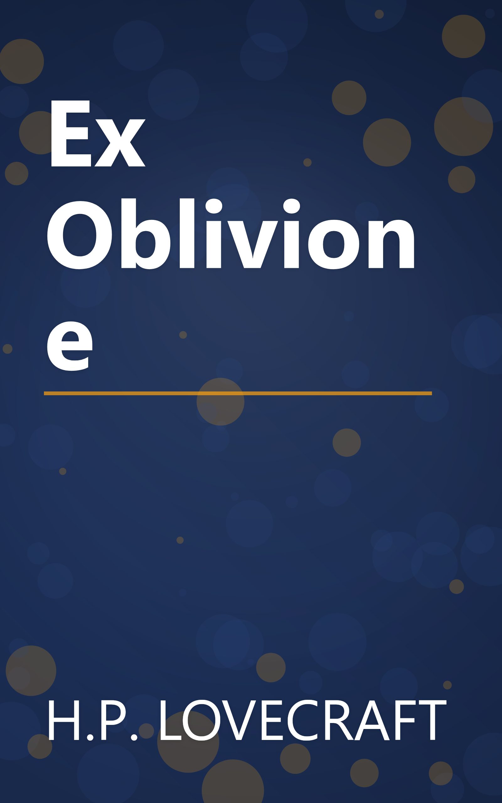 Ex Oblivione book cover